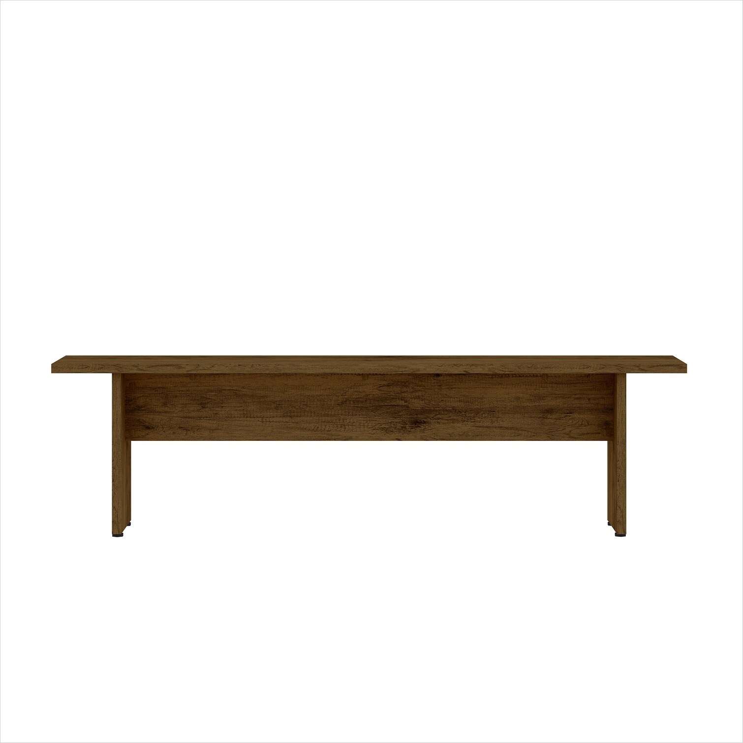 Watnature Modern Rustic Dining Bench 2-Person Seating 550 lb Capacity ...