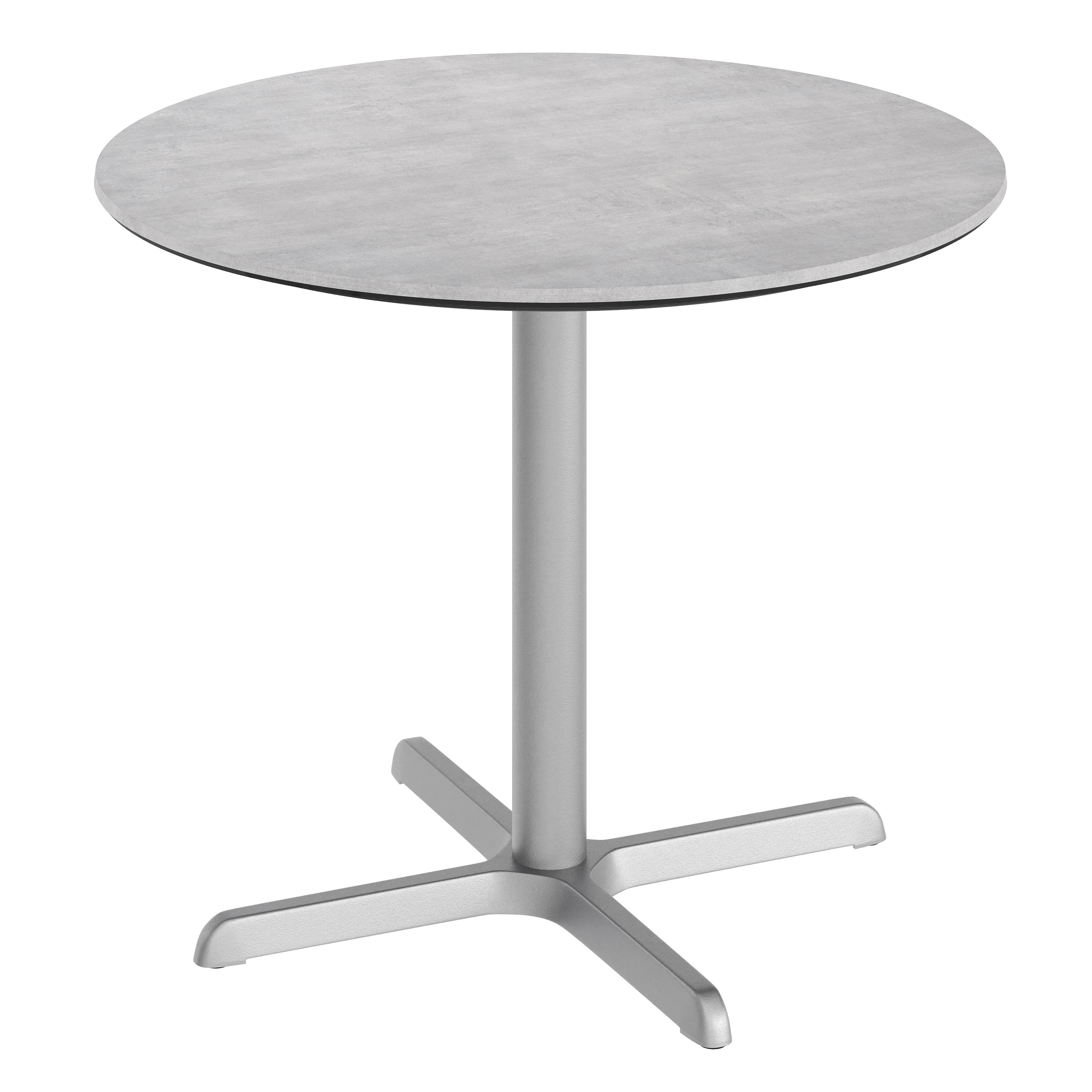Flash Furniture TopGuard 36-in Round Outdoor Tabletop- Gray Faux ...