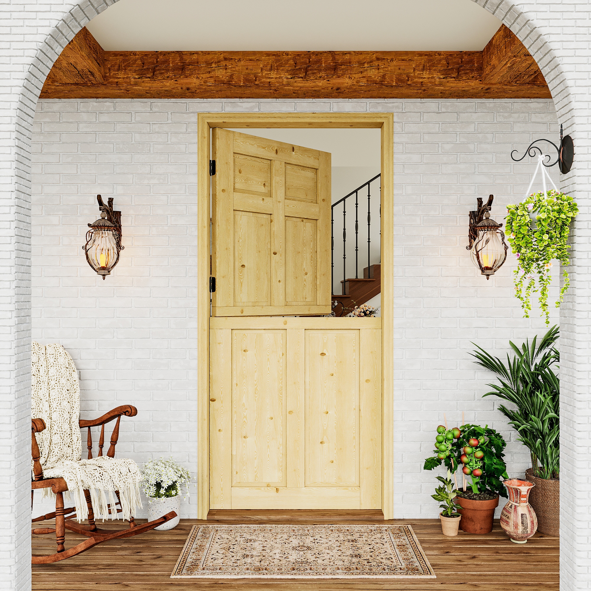 Single Dutch Front Doors for Timeless Charm | Lowe's