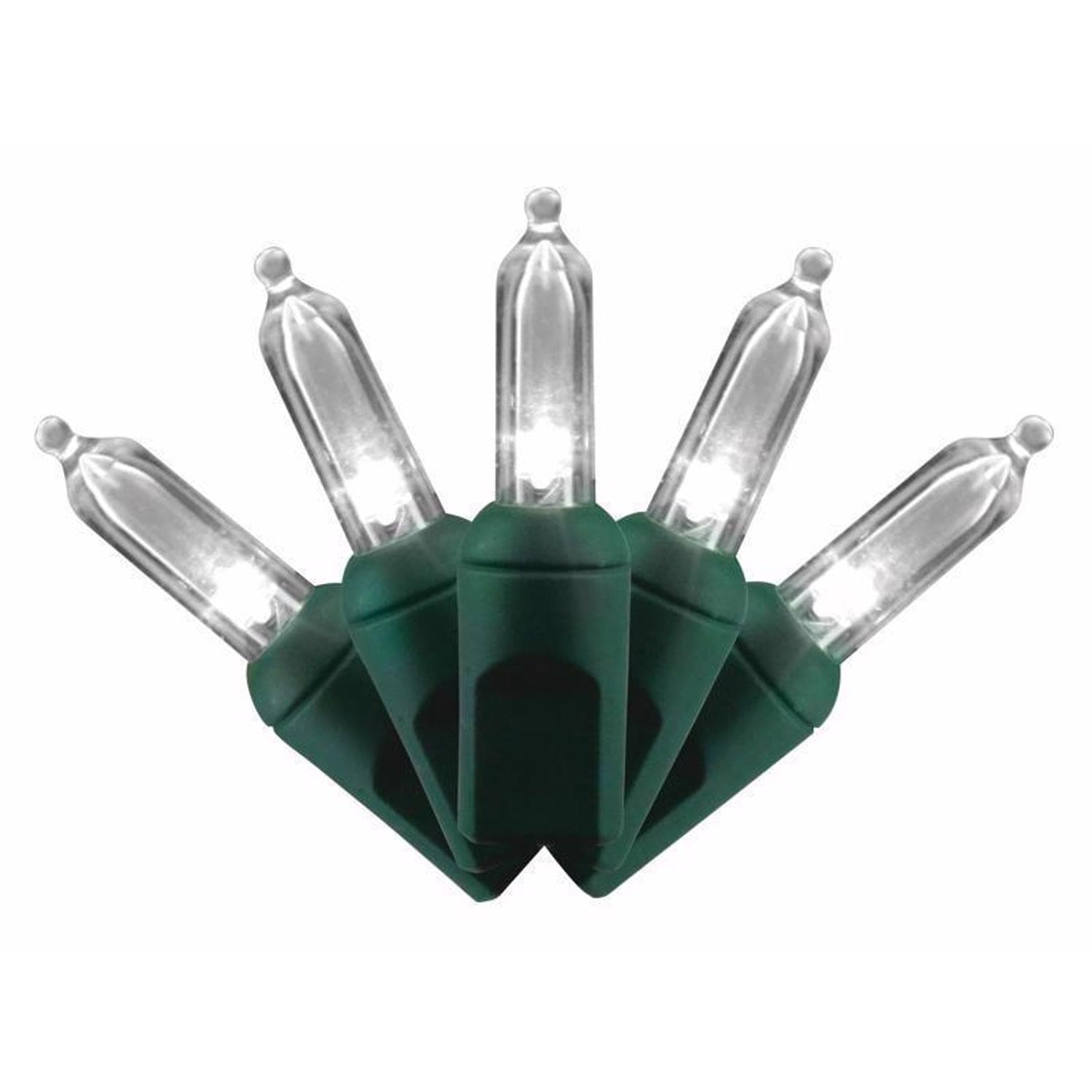 Celebrations Platinum LED T5 Pure White 50 ct String Christmas Lights ...