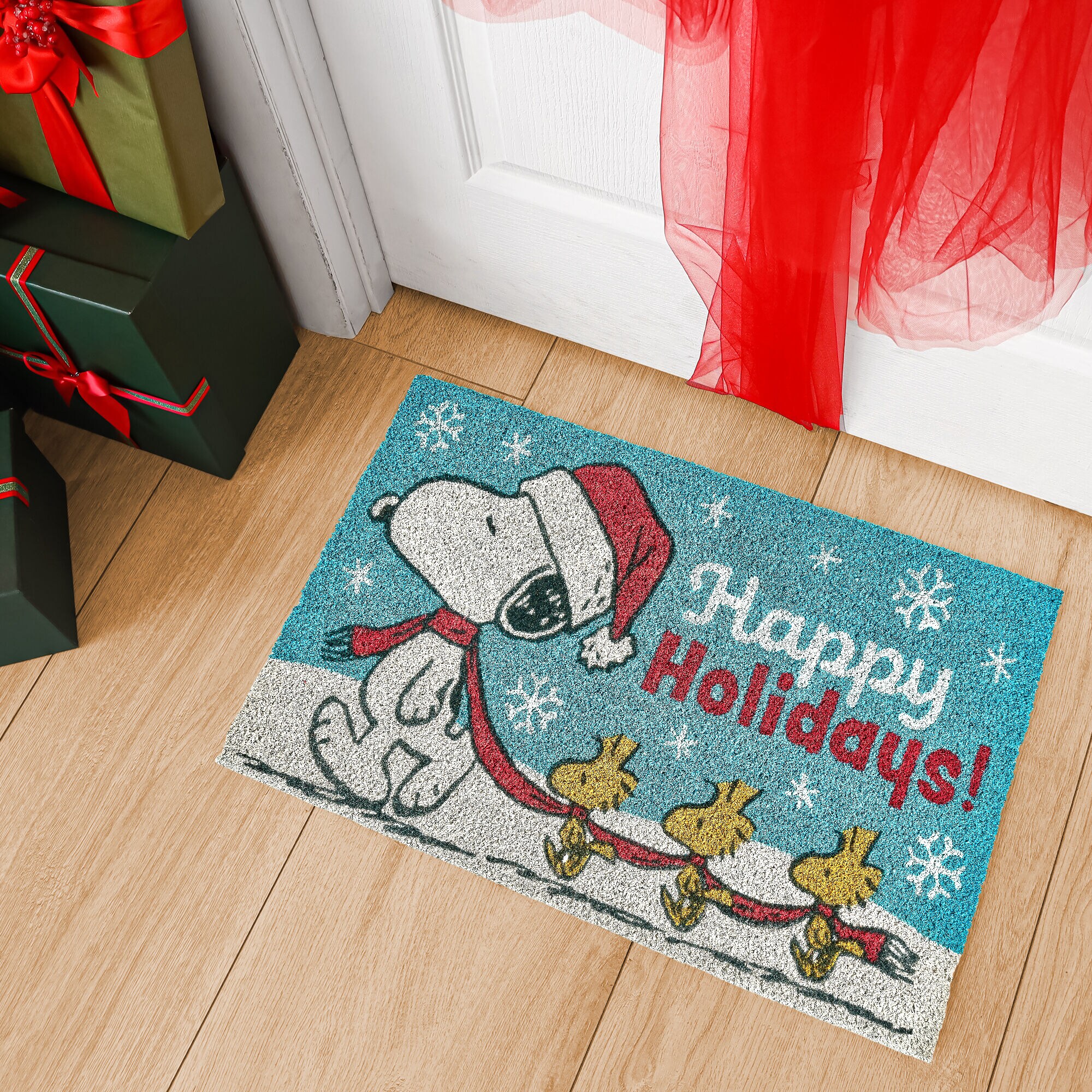 Peanuts 18-in x 30-in Multiple colors/finishes Coir Non-Slip Grip ...