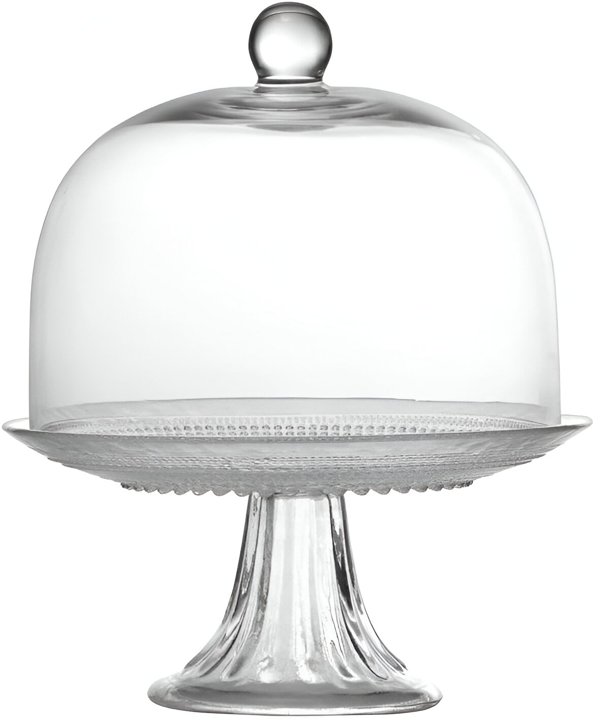 Fortessa Jupiter 8.5 Inch Cake Stand and Dome Set Clear in the ...