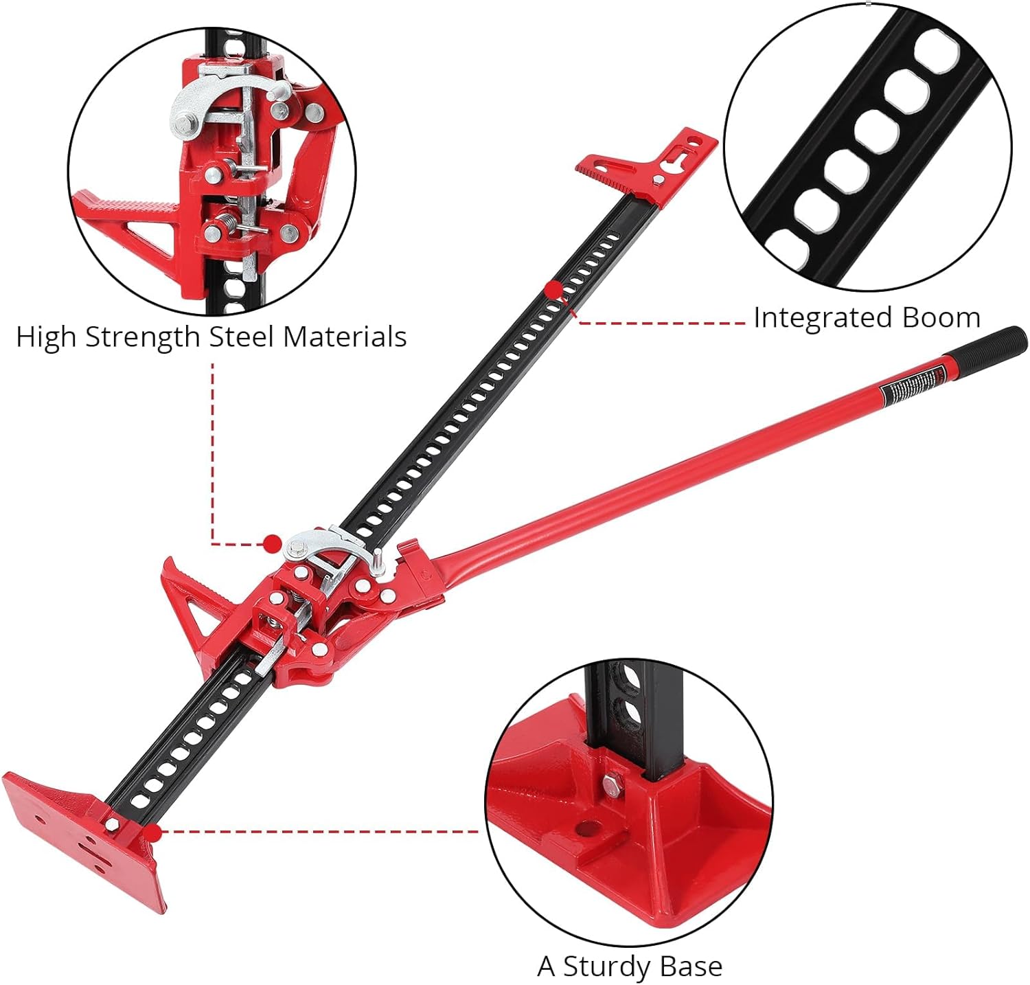 Garvee 48-Inch Heavy Duty High Lift Farm Jack 3.5-Ton 7000 lbs ...