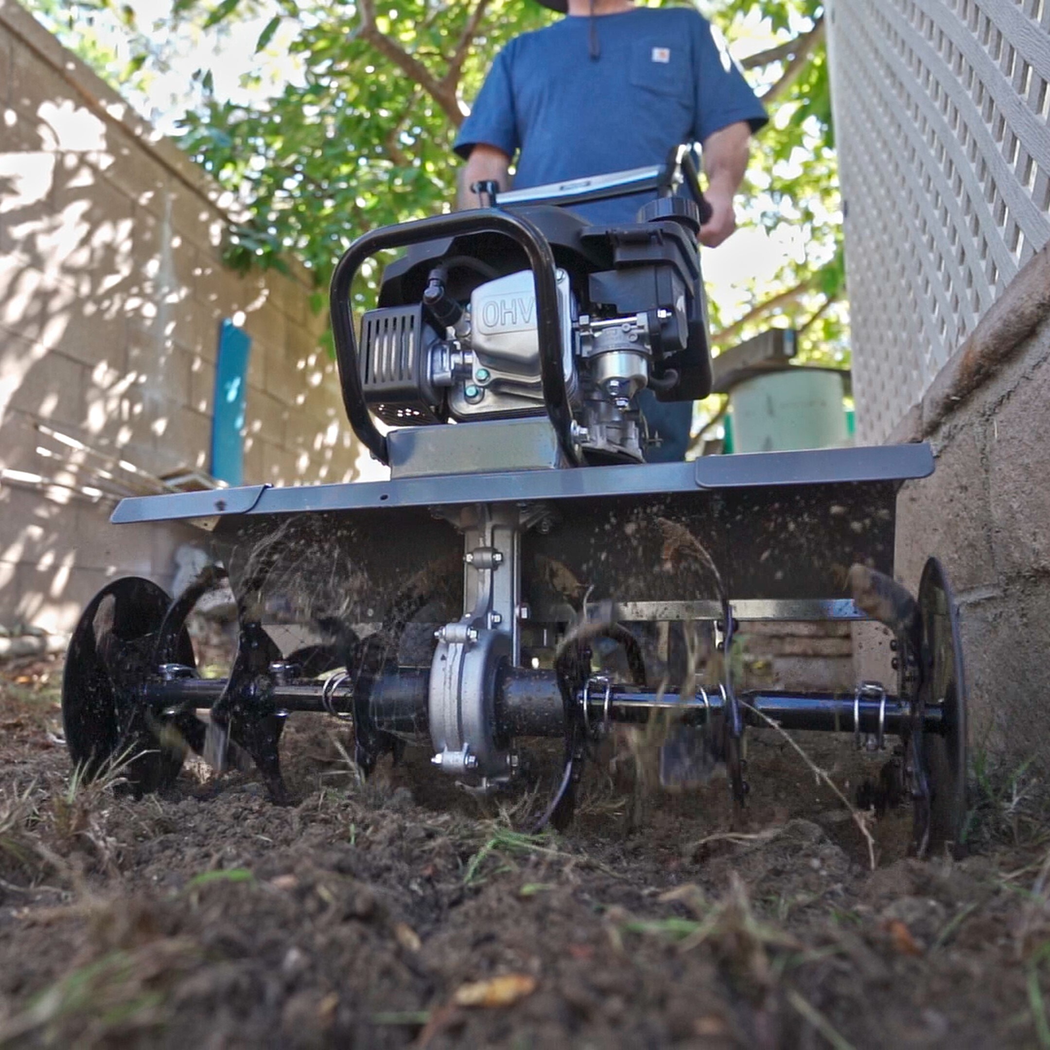Pulsar Products 150-cc 22-in Front-Tine Forward-rotating Tiller (CARB ...