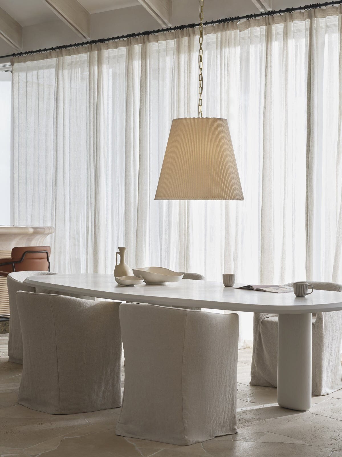Beacon Lighting Amici 3 -Light Aged Brass Modern/contemporary Linen ...