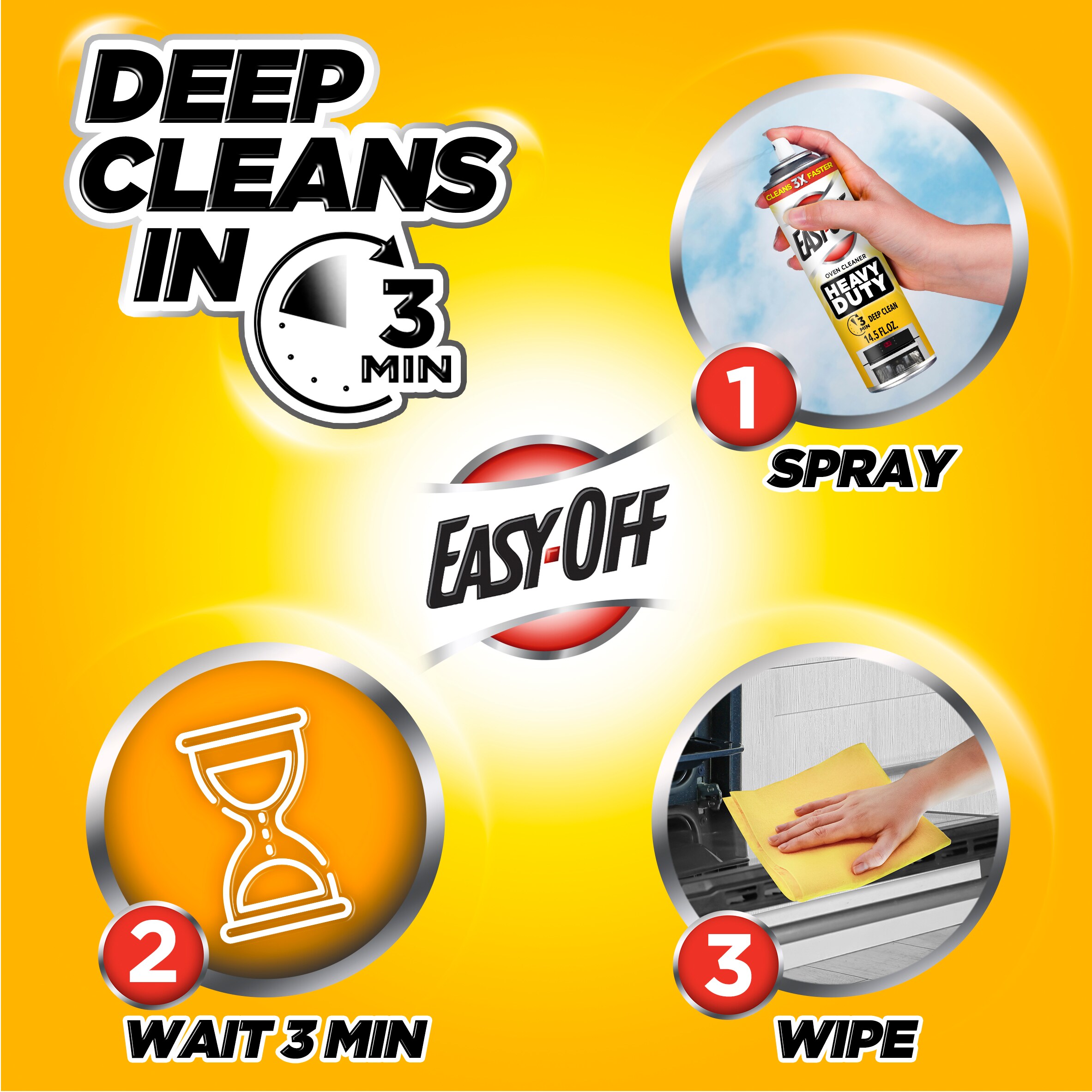 Easy Off Professional Heavy Duty 24 Fluid ounce(s) Foam Oven Cleaner in ...
