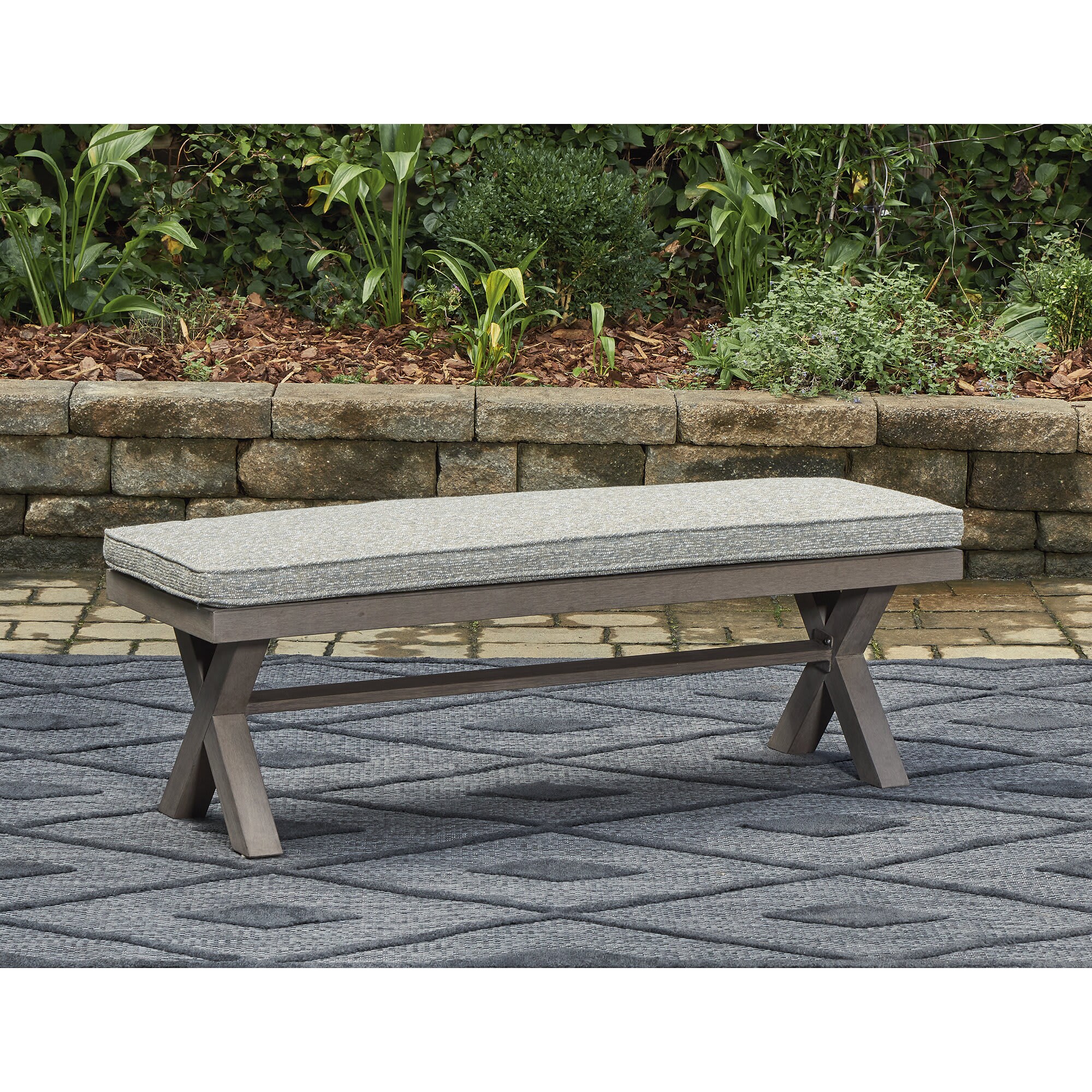 Signature Design by Ashley Hillside Barn Outdoor Dining Bench ...