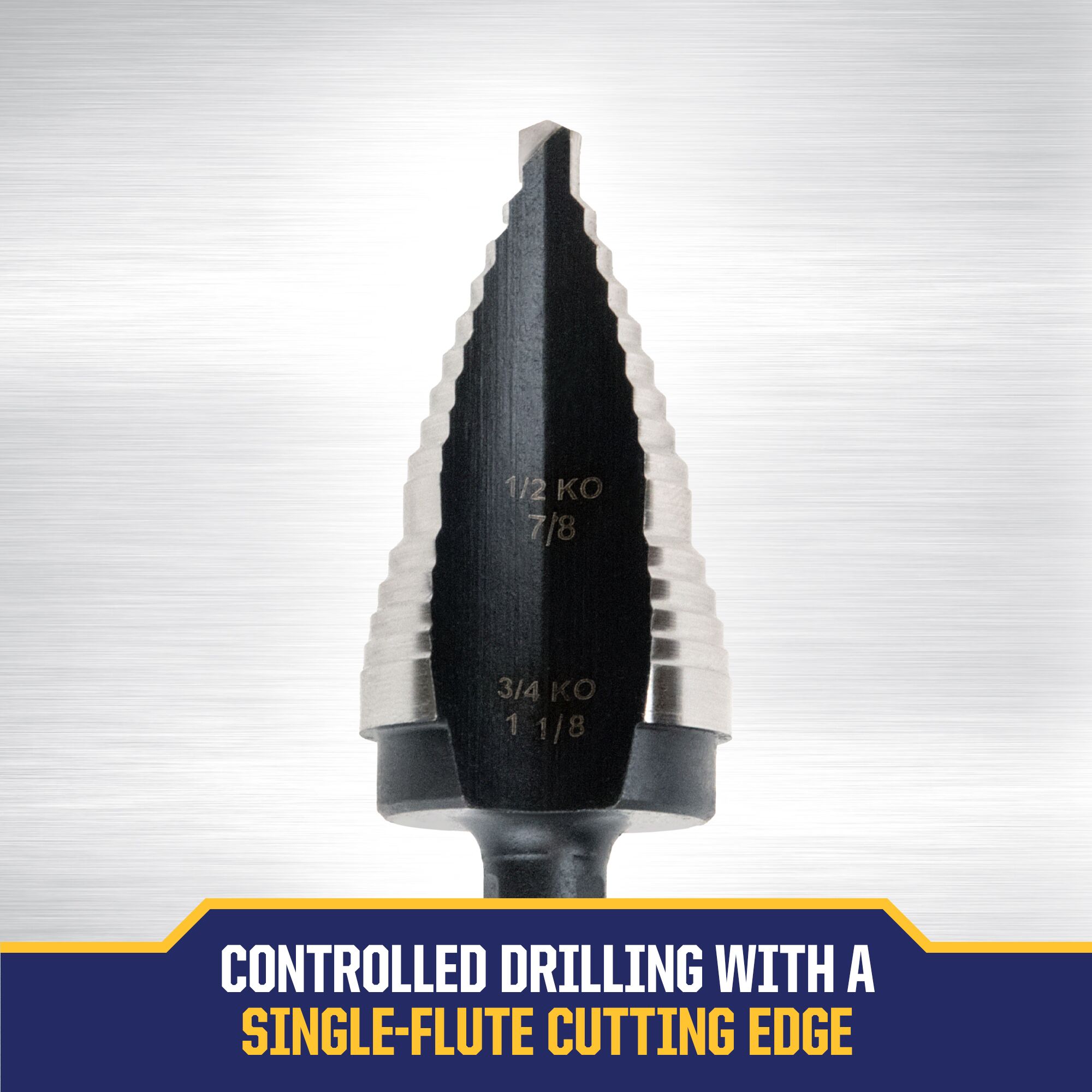 IRWIN 7 16 in 2 Step Drill Bit 7 8 in to 1 1 8 in 10239SM at Lowes