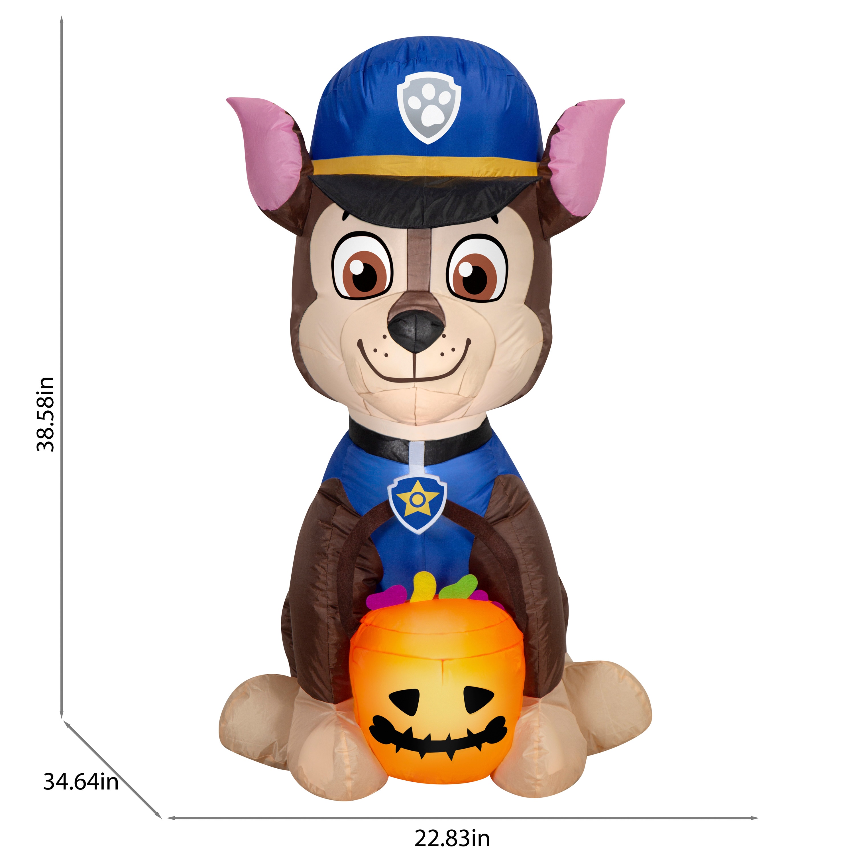 Nickelodeon 3-ft Paw Patrol Chase Inflatable in the Outdoor Halloween ...