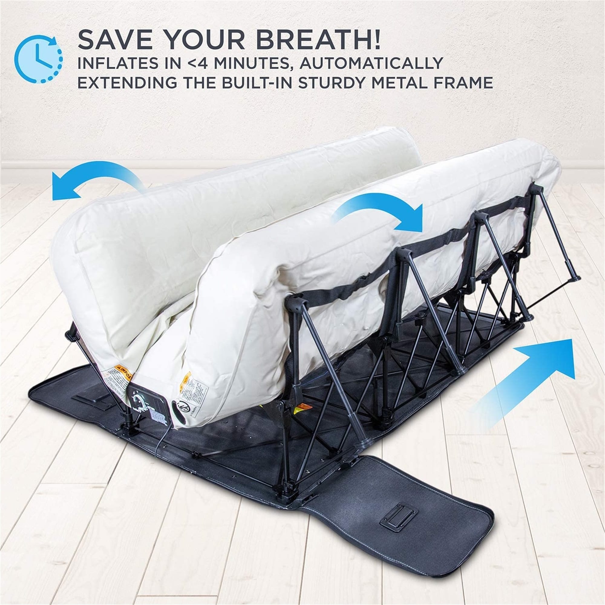 Ivation EZ-Bed Full - Air Mattress with Frame and Case - Deflate ...