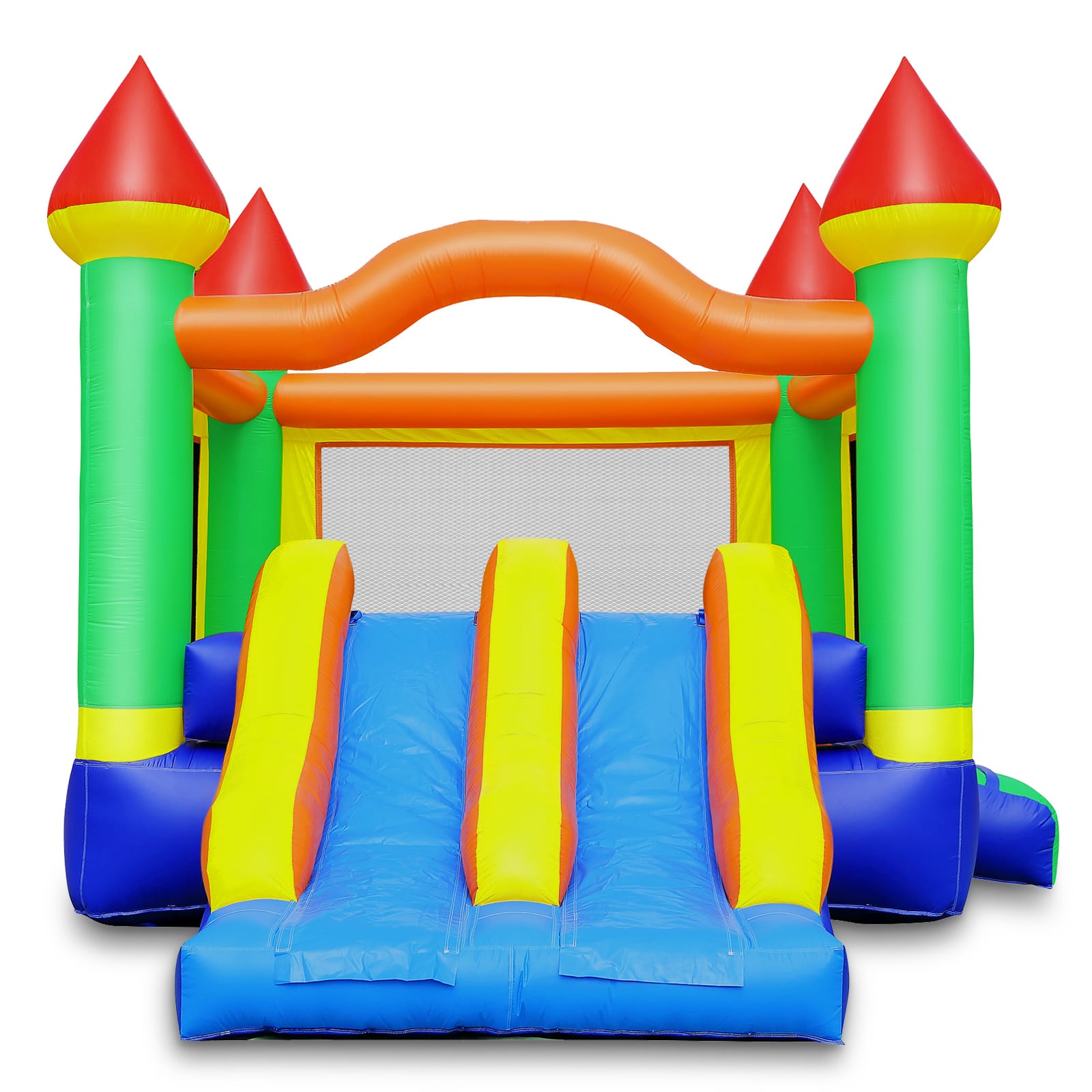 Cloud 9 Commercial Mega Double Slide Castle Bounce House with Blower in ...