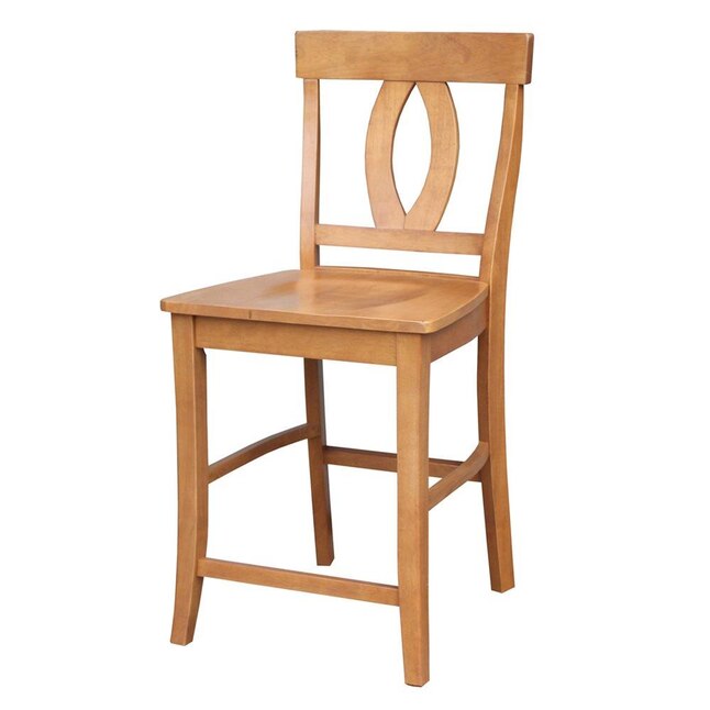 International Concepts Verona Aged Cherry Counter Height Bar Stool At