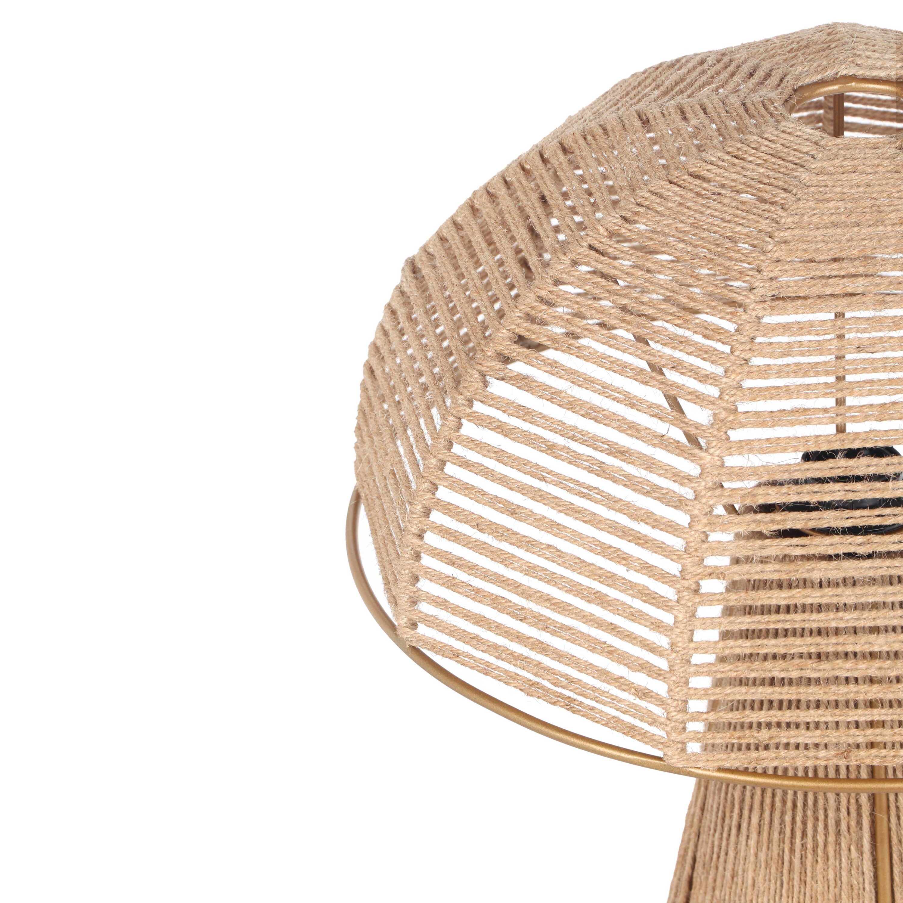TOV Furniture Oddy Natural Jute Table Lamp in the Table Lamps ...