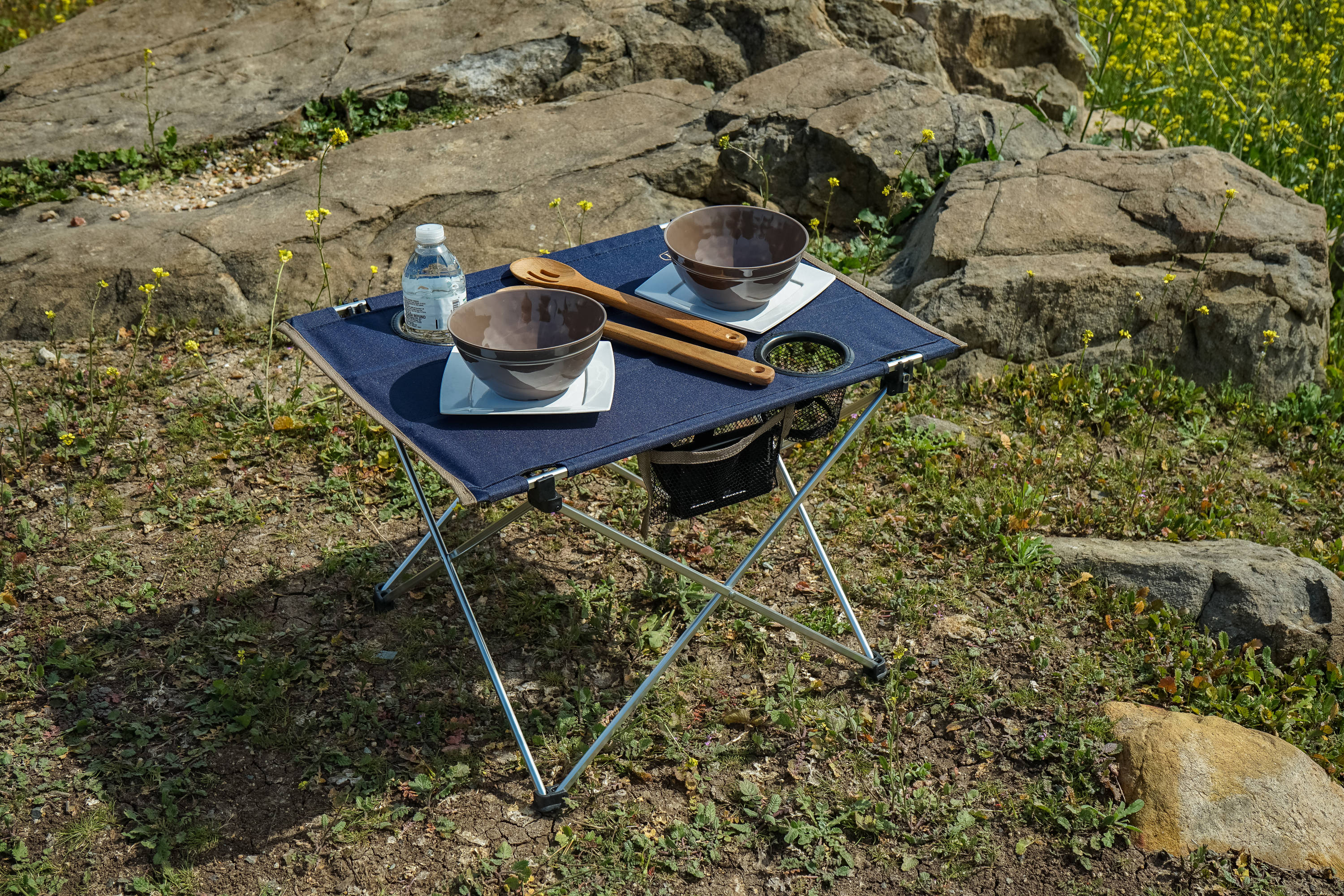 Kamp-Rite 22-in Blue Rectangle Folding Picnic Table in the Picnic ...