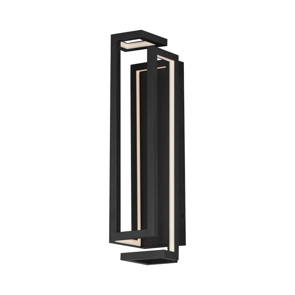 ET2 Penrose 1-Light Contemporary Black Led Wall Sconce in the Wall Sconces department at Lowes.com