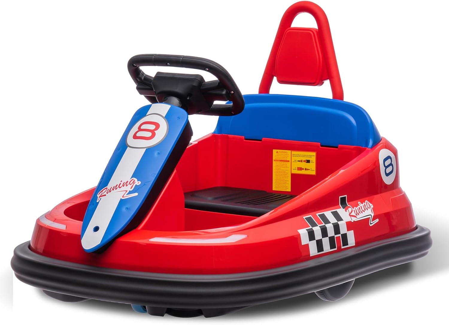 Qeetex 6V Electric Bumper Car For Toddlers Ages 2 To 6 With 360 Degree ...