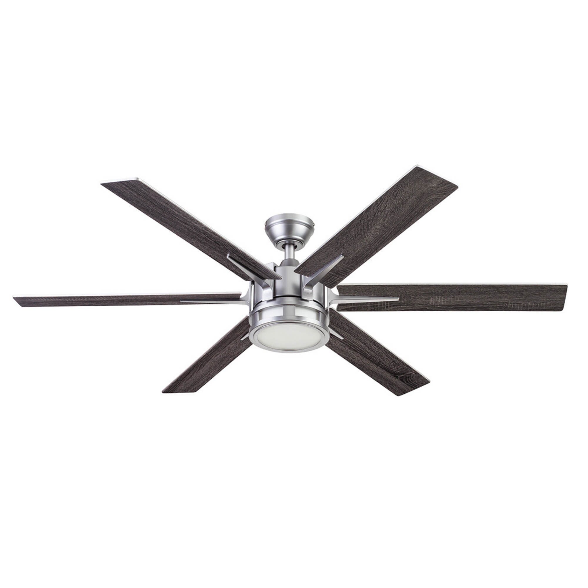 Honeywell Kaliza 56-in Pewter with Black Pine, Pewter Blades Indoor ...