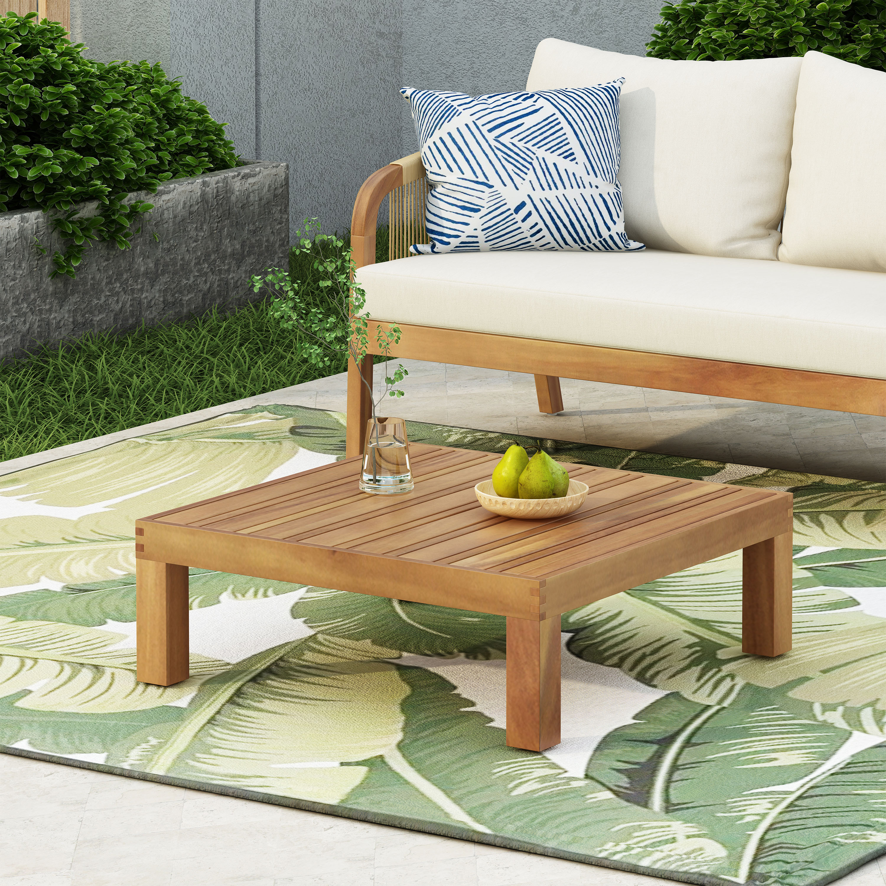 Christopher Knight Home Oana/Brava Teak Coffee Table in the Patio ...