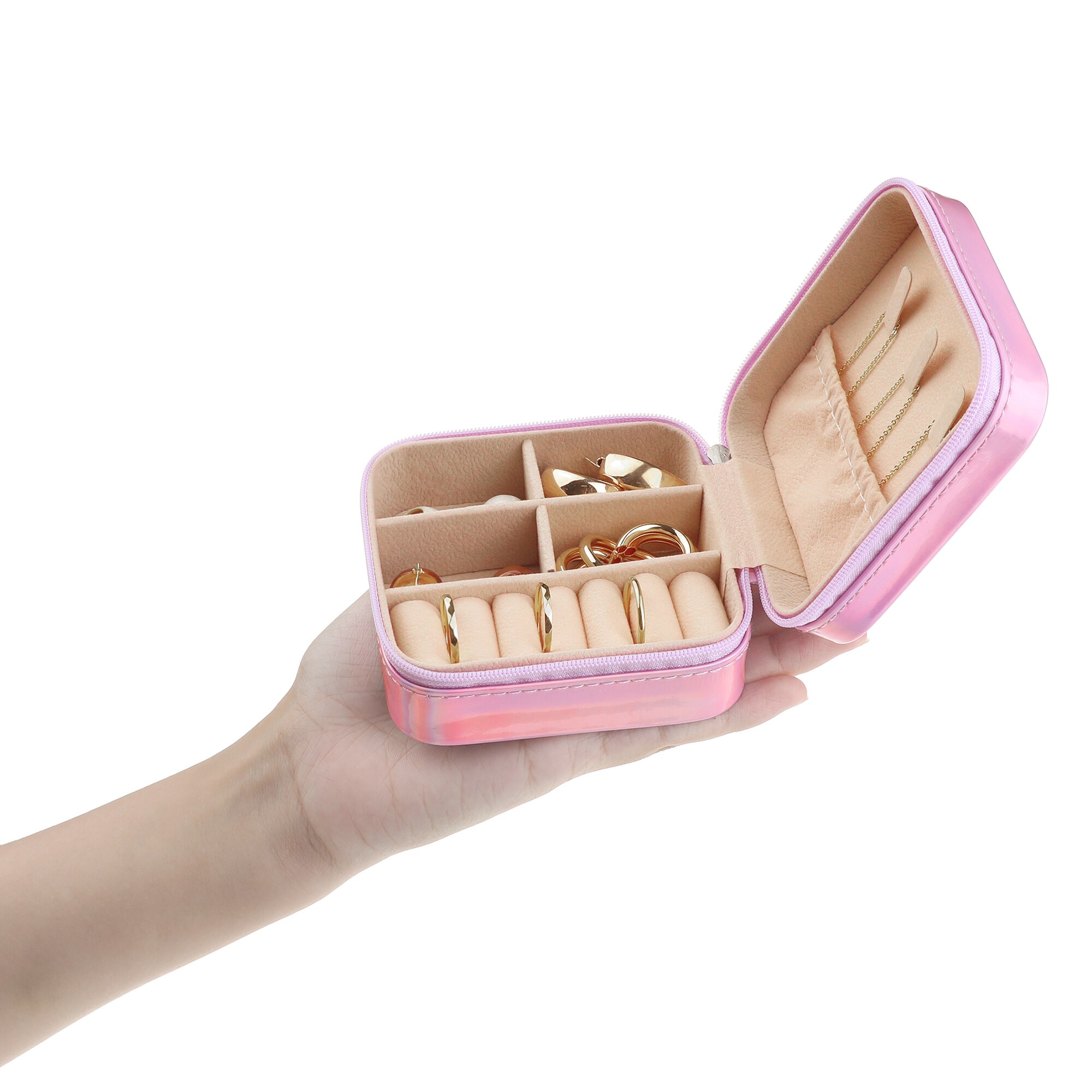 Unique Bargains Travel Jewelry Box for Women Girl's Birthday Gifts ...