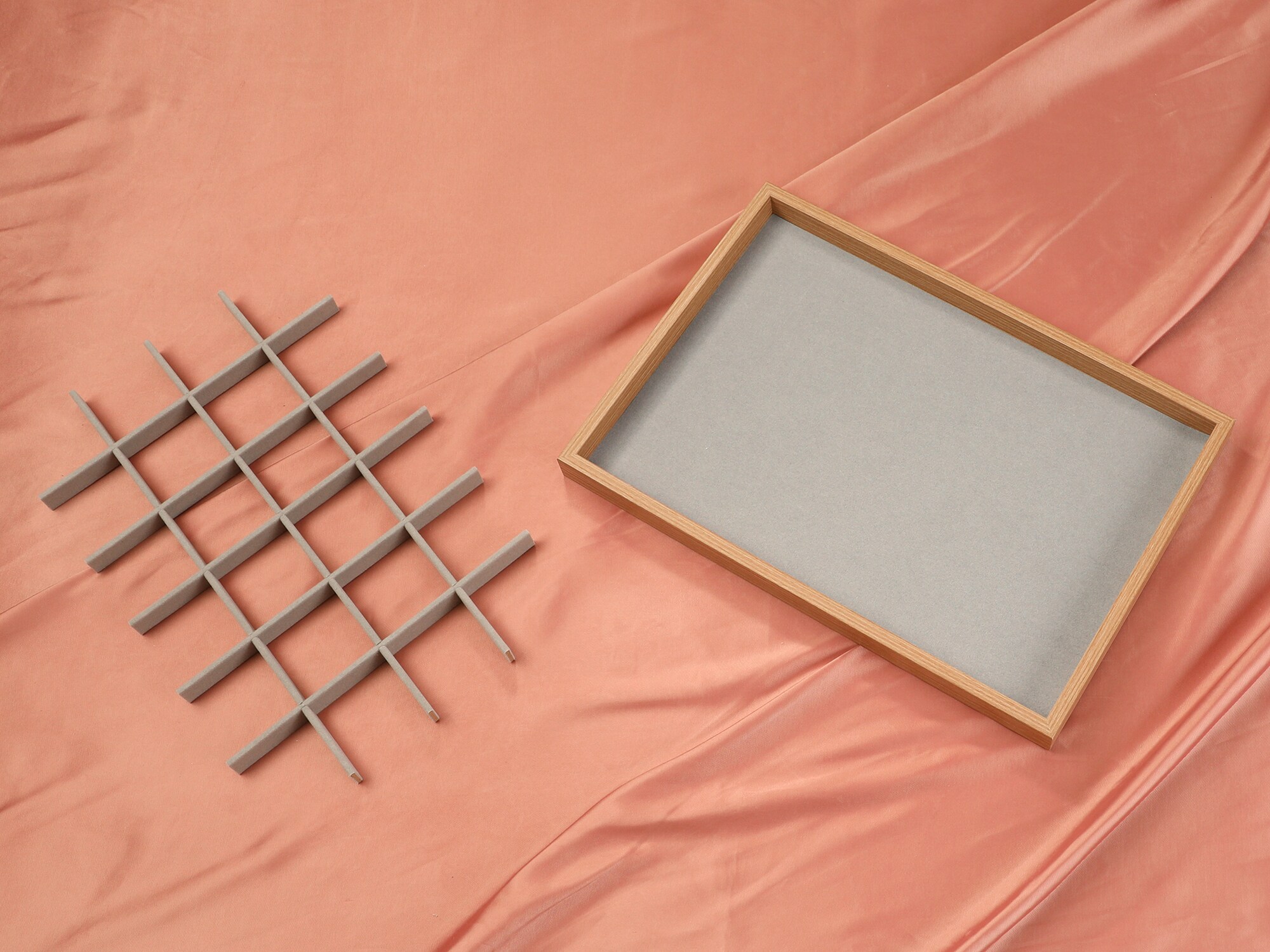 Unique Bargains Wood Jewelry Trays with Removable Dividers for Drawers ...