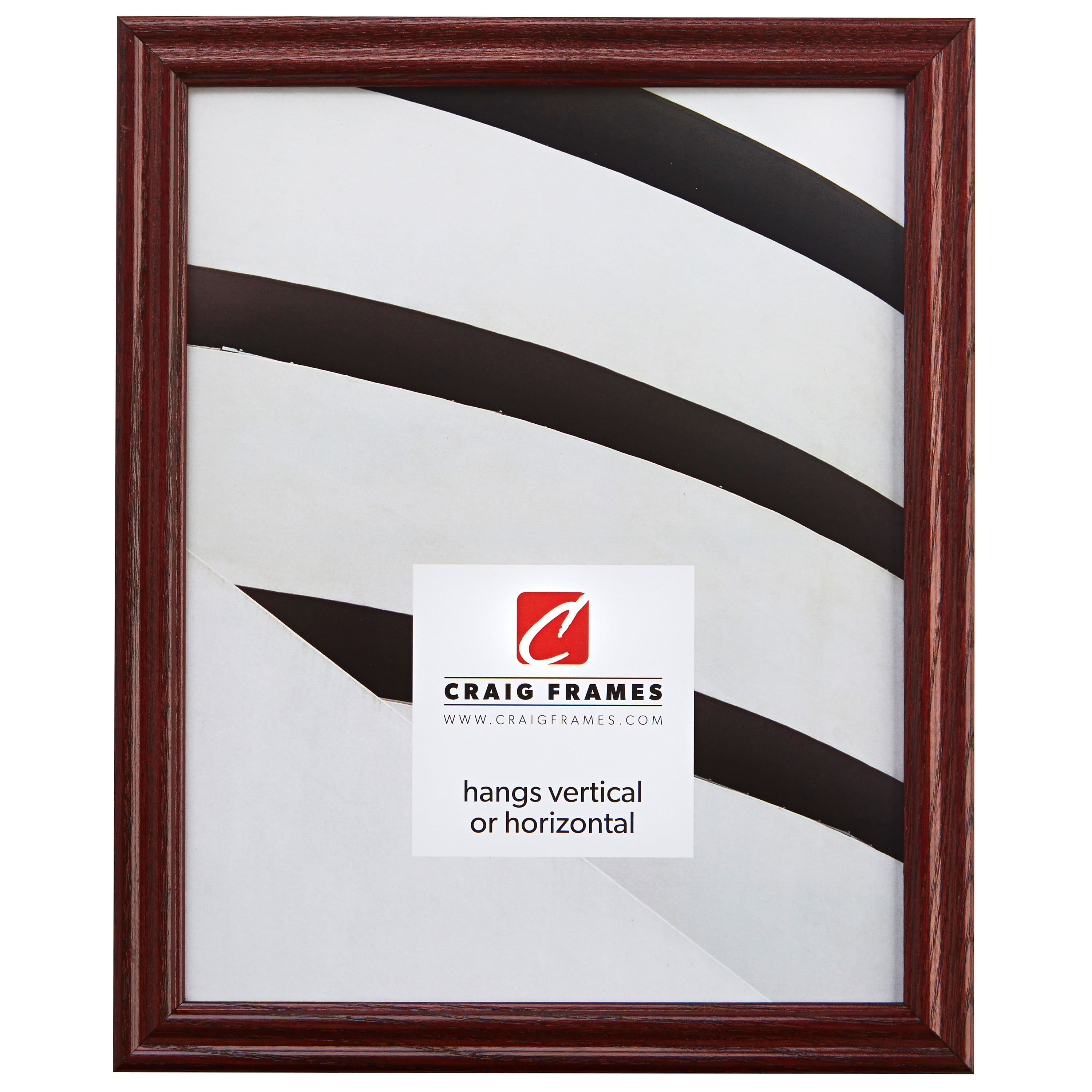 Craig Frames 12x16 Picture Frame Red Wiltshire 200 Style 200ASHCH 0.75 ...