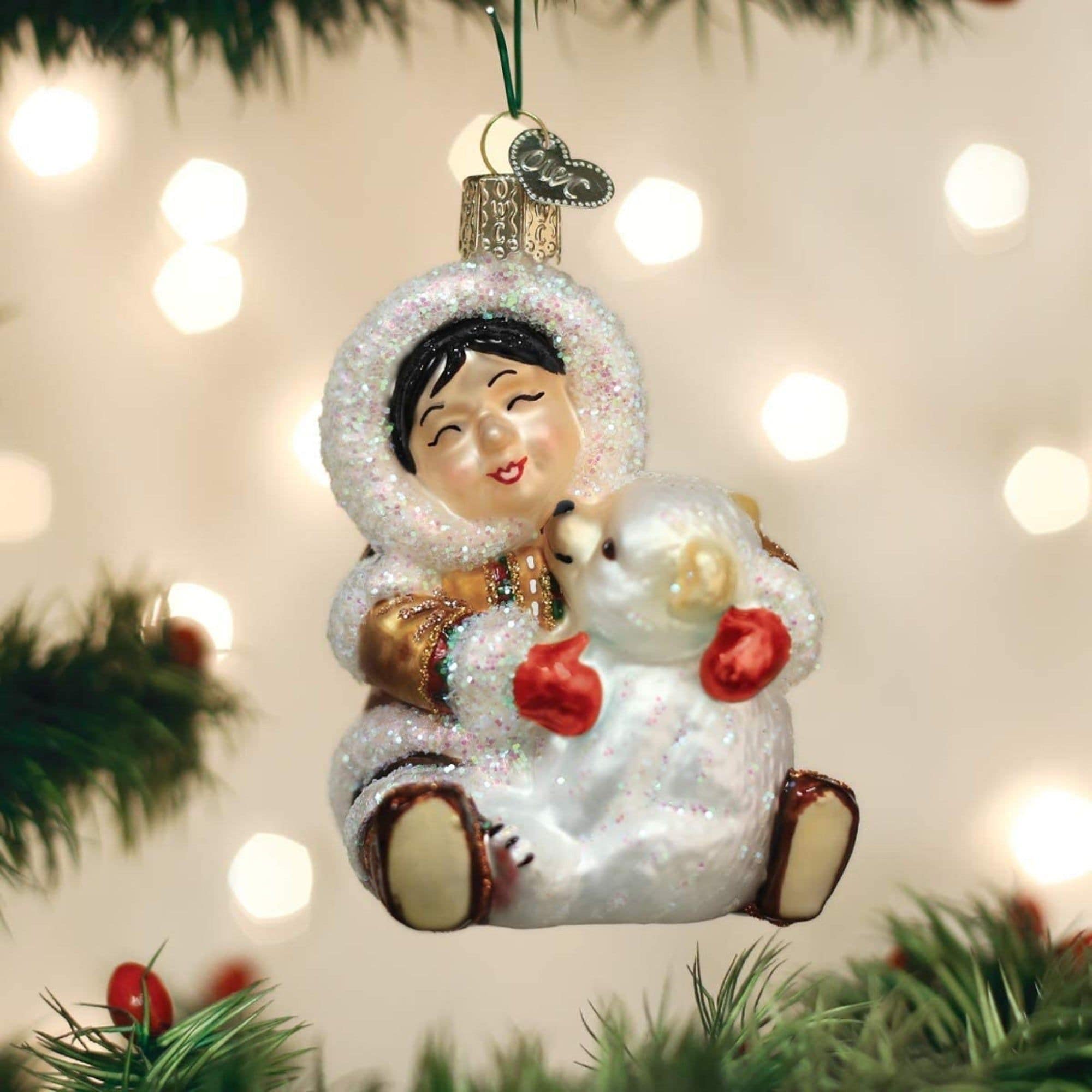 Old World Christmas Blown Glass Ornament for Christmas Tree - Eskimo ...