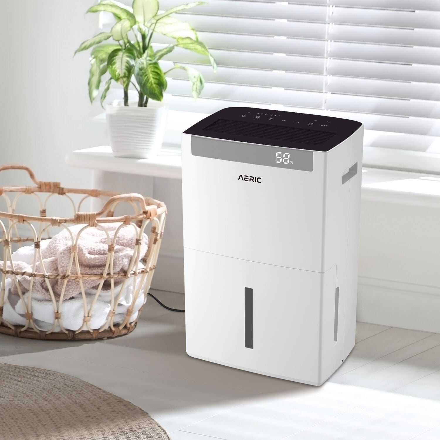 Aeric 50-Pint 3-Speed Dehumidifier ENERGY STAR (For Rooms 3001+ Sq ft ...