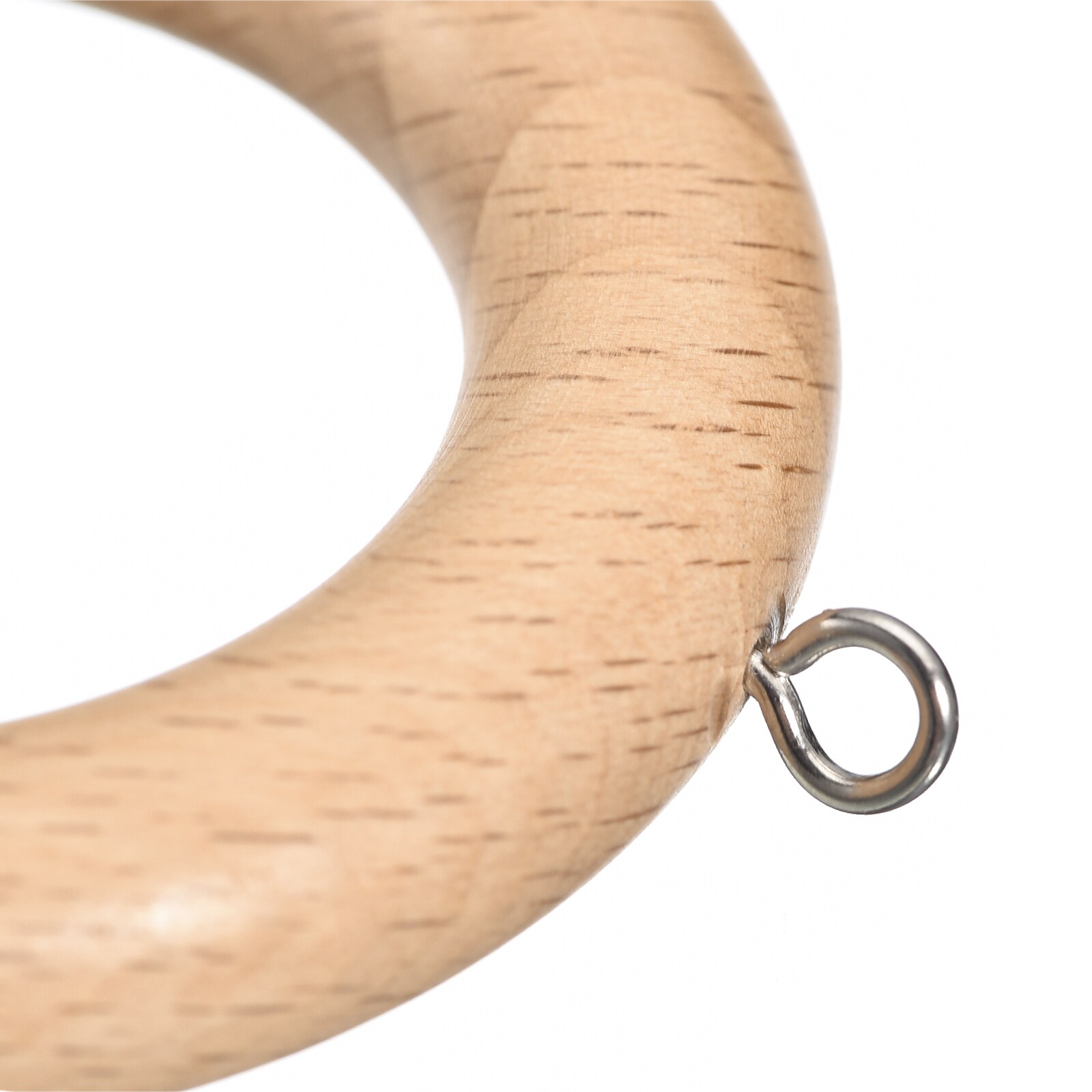 Unique Bargains 6pcs Wooden Curtain Drapery Rings 2.75 Inch Curtain ...