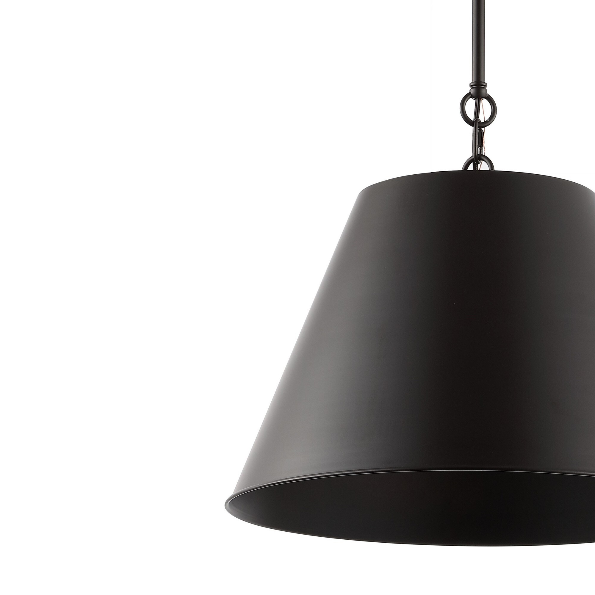 JONATHAN Y Harper 17.88-in. 1-Light Industrial Farmhouse Iron LED ...