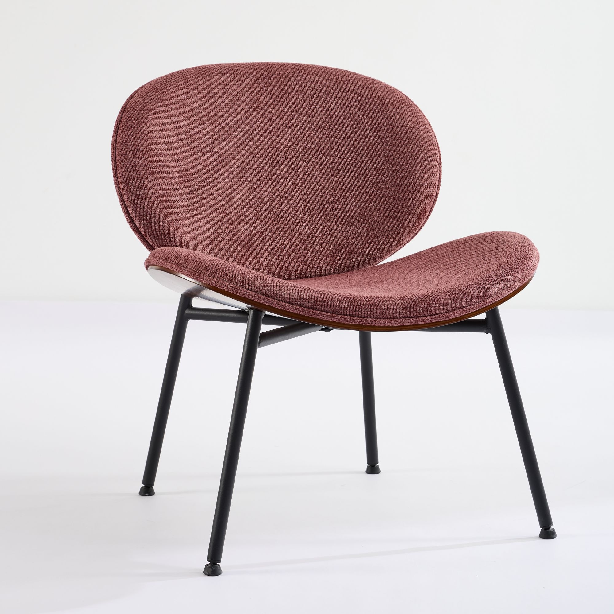 GDFStudio Brittany Mid Century Modern Shell Chair Single Side Chair ...