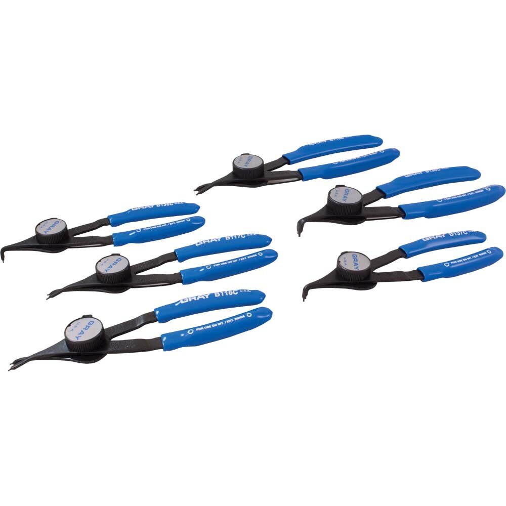 Gray Tools Gray Tools 6 Piece Convertible Retaining Ring Plier Set ...