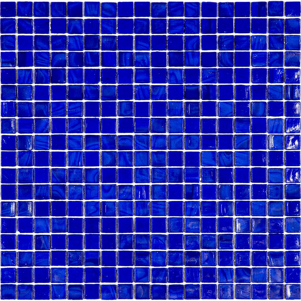 Apollo Tile Skosh Royal Blue 11-1/2-in x 11-1/2-in Glossy Glass Uniform ...