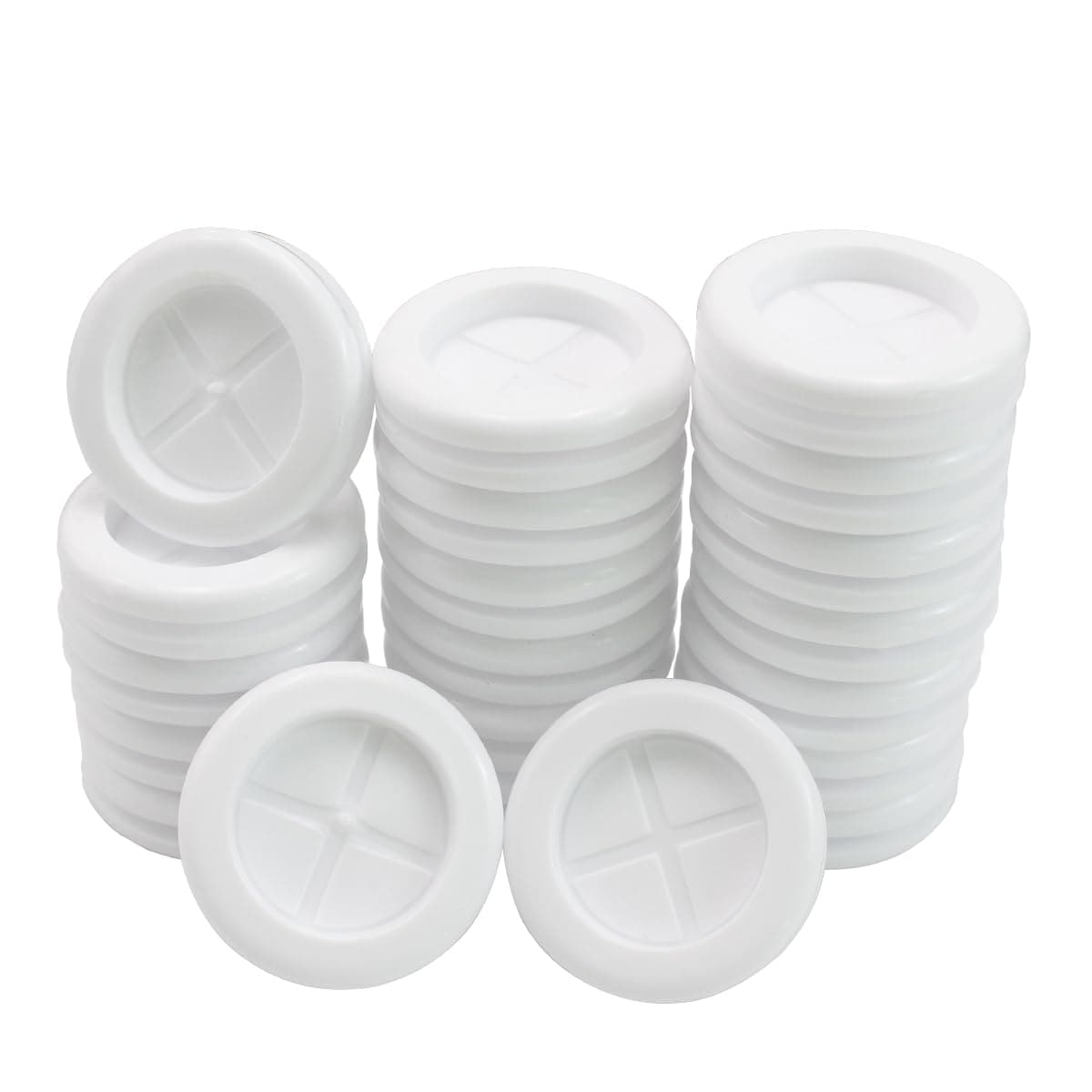 EASYEAH 1 Inch 25mm Double-Sided Rubber Grommets for Wiring 3/4 In ID ...