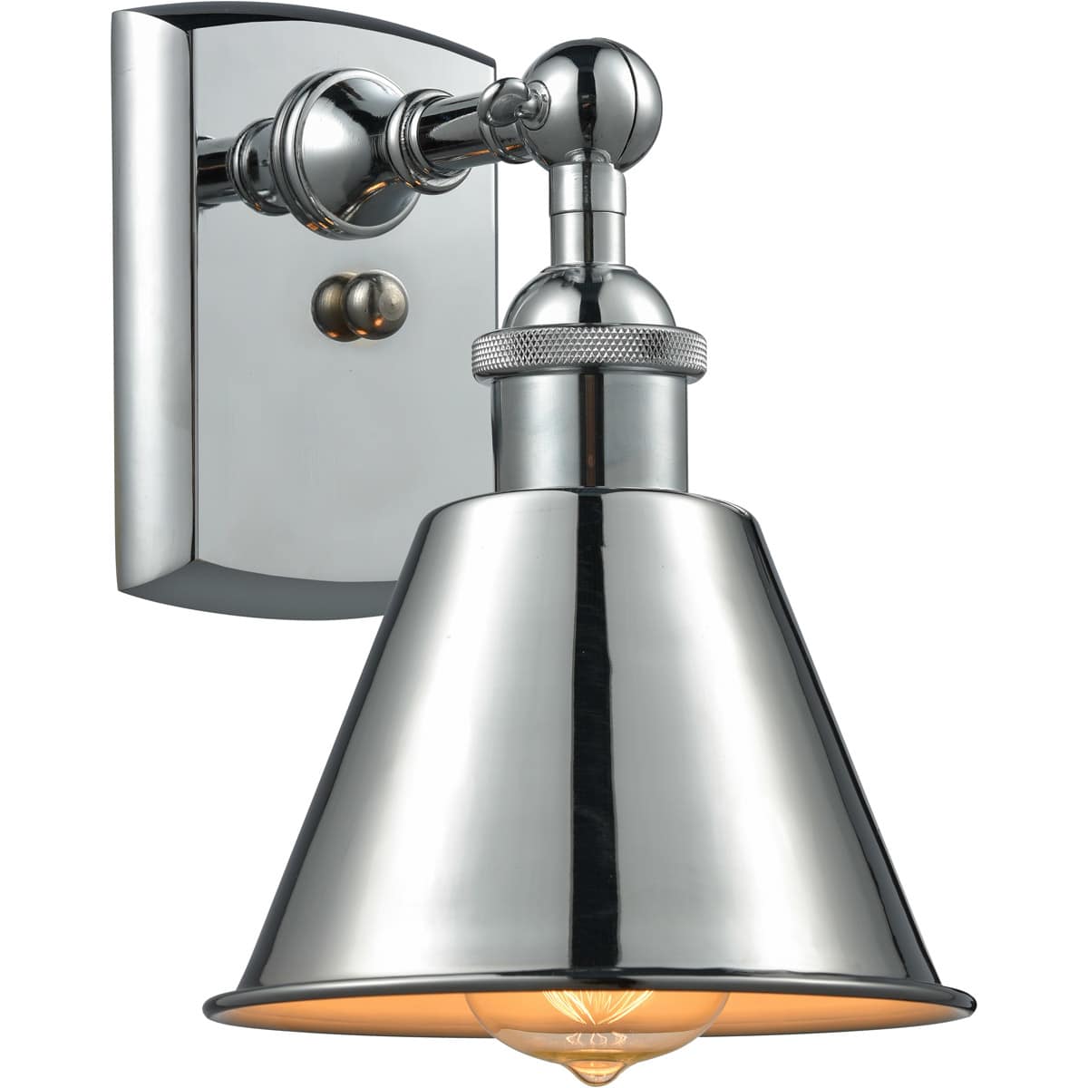 Innovations Lighting 516-1W-PC-M8 Ballston Smithfield Wall Sconce ...