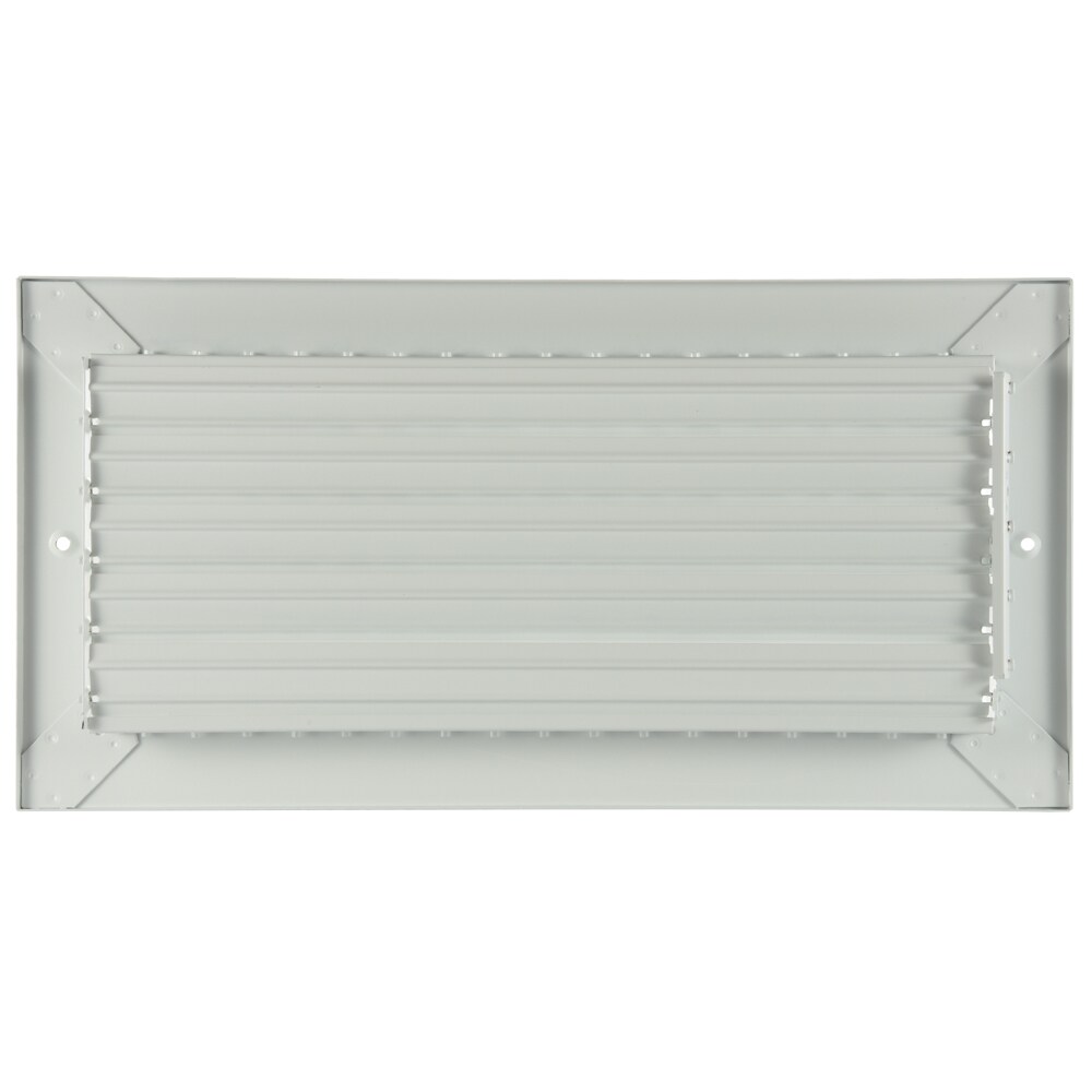 RELIABILT 14-in x 6-in 1-way Steel White Sidewall/Ceiling Register at ...
