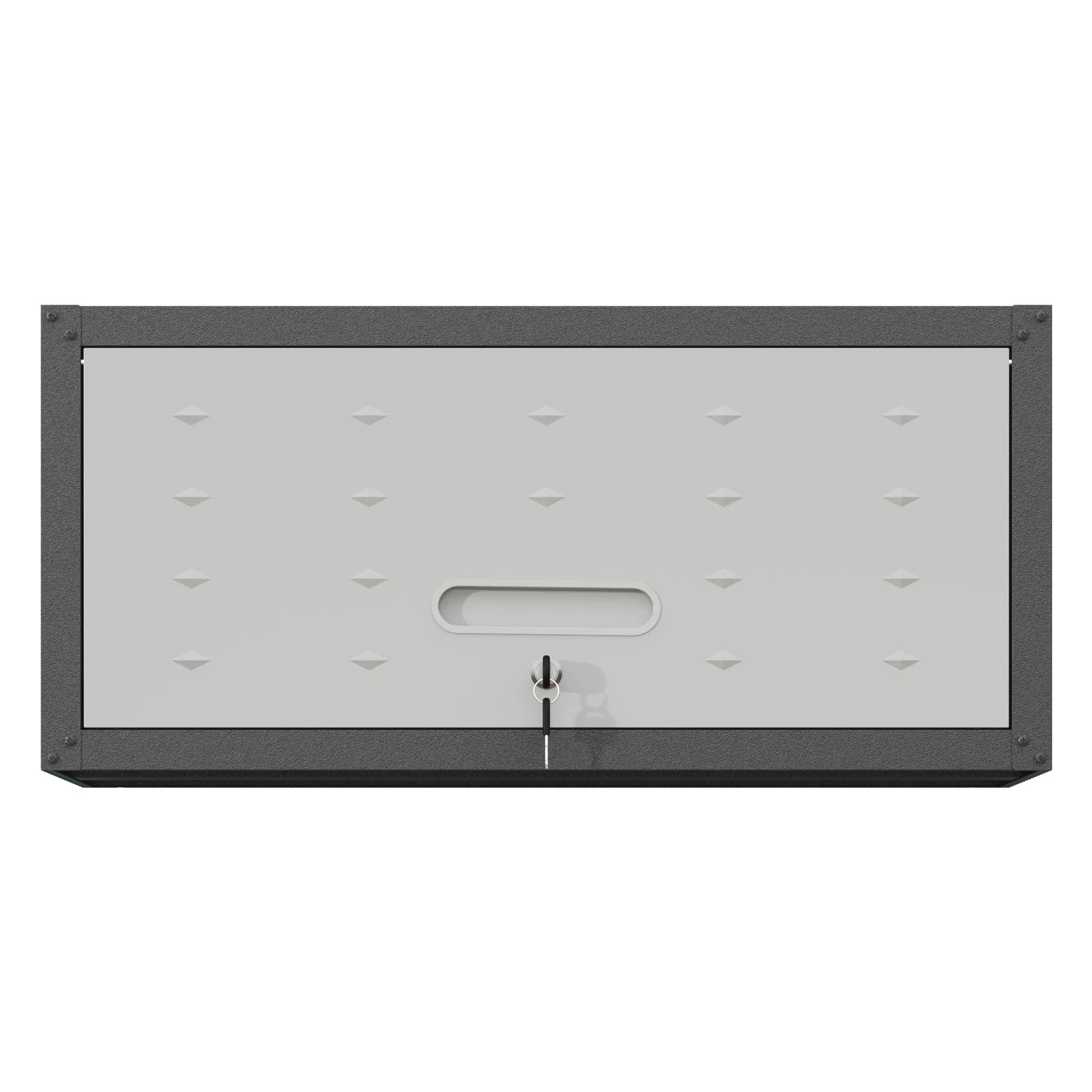 Vynxaria Heavy Duty Wall Mounted Metal Tool Storage Cabinet Steel ...