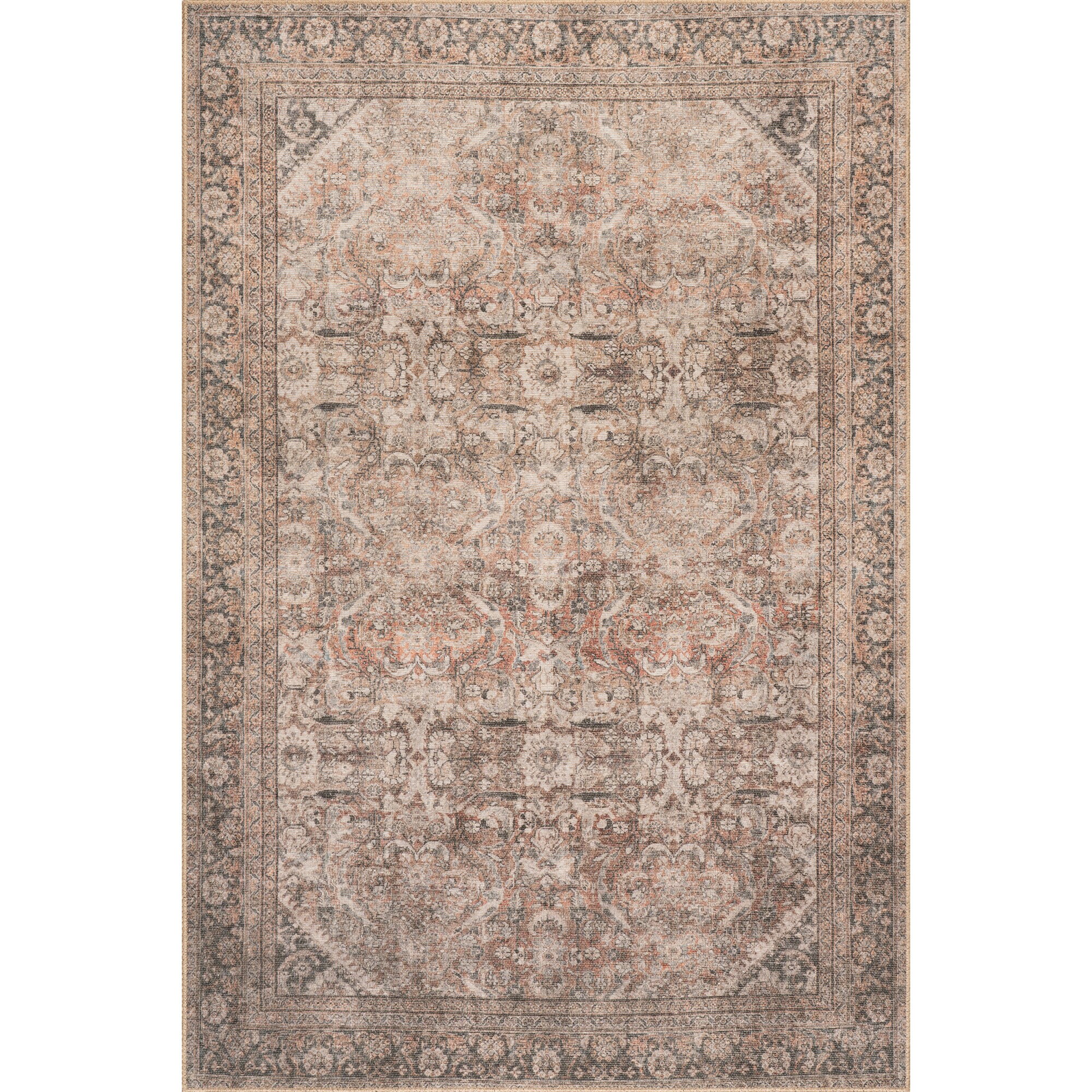 nuLOOM Hillstone Collection Deka Traditional Vintage Medallion 4ft. x ...