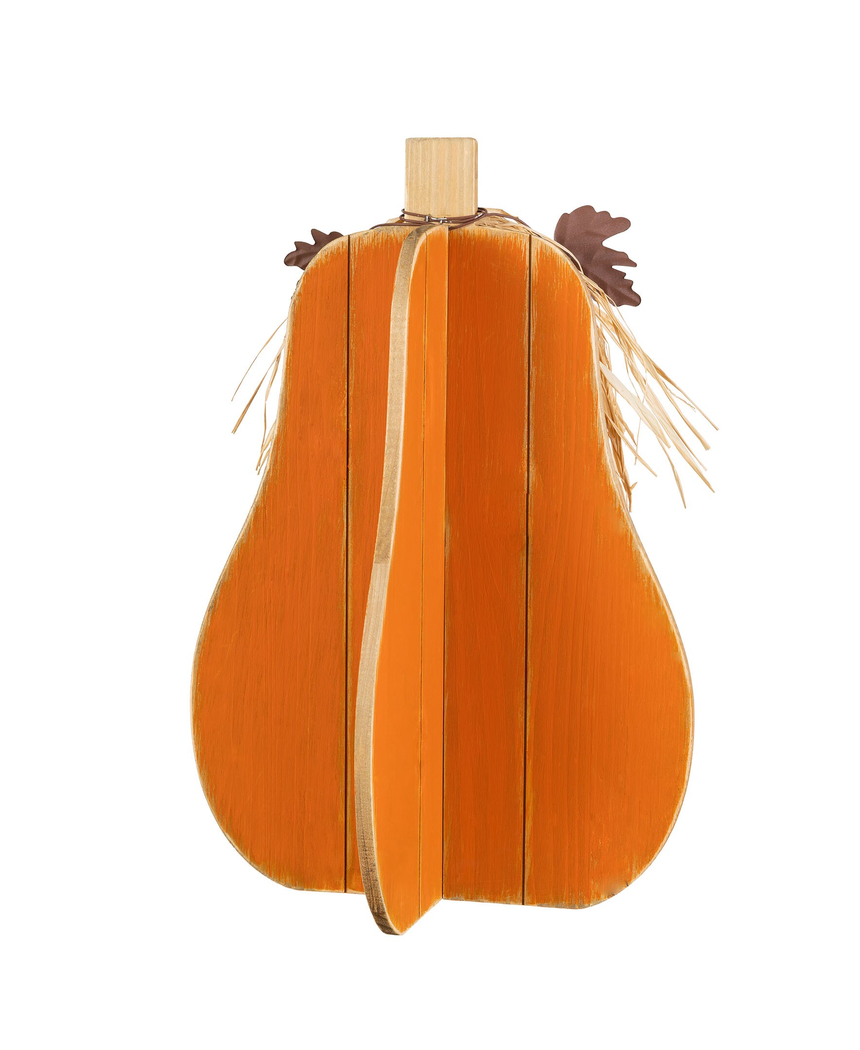 Glitzhome 22-in Pumpkin Free standing decoration in the Fall Decor ...
