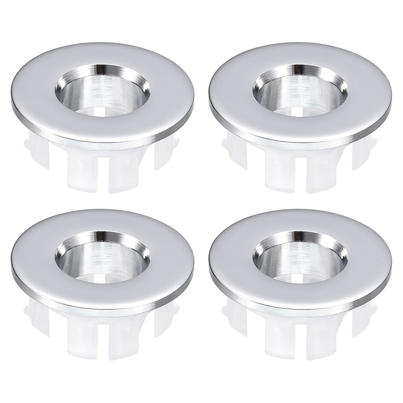 Unique Bargains Sink Trim Overflow Cover 4pcs Sink Overflow Rings ...