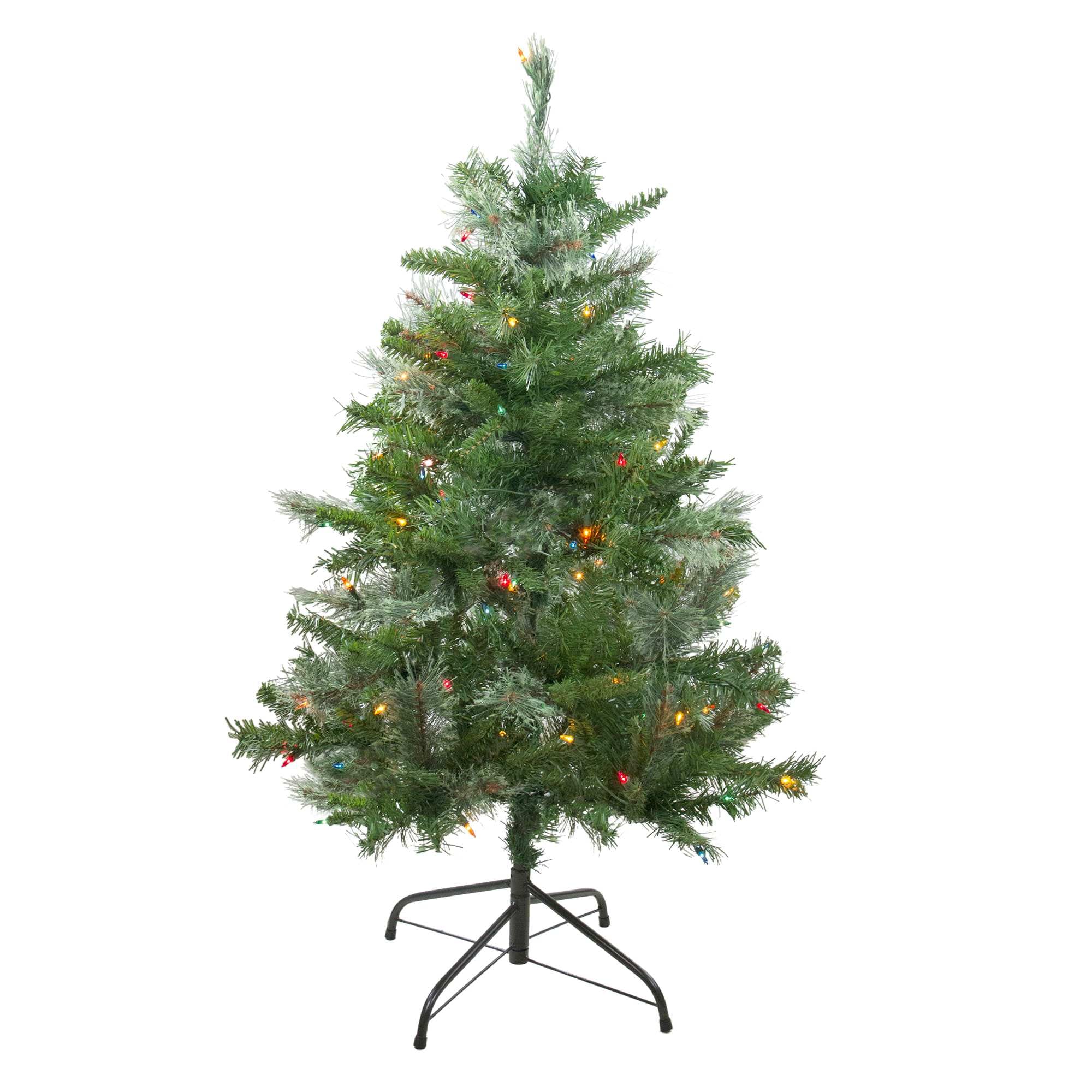 Northlight Pre-Lit Medium Mixed Cashmere Pine Artificial Christmas Tree ...