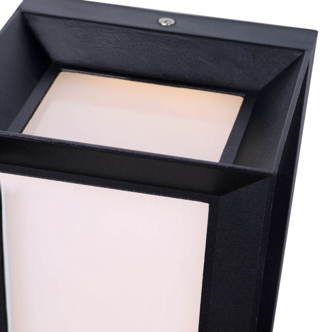 LamQee 1-Light 10.2-in H Matte Black LED Outdoor Wall Light ... LamQee 1-Light 10.2-in H Matte Black LED Outdoor Wall Light ...