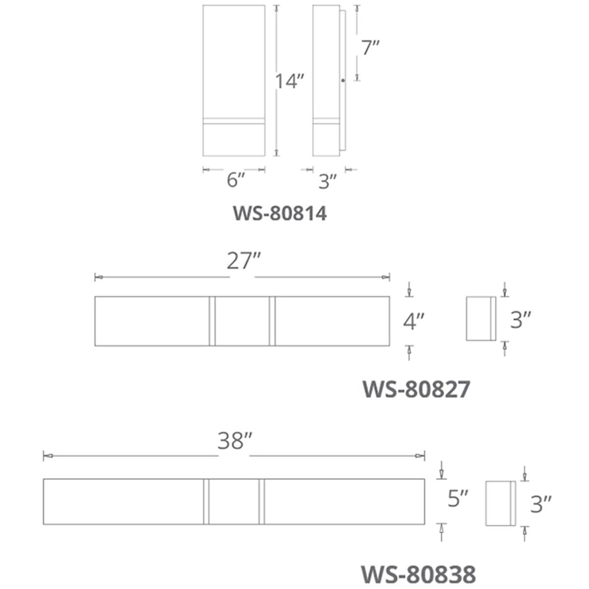 Modern Forms WS-80827-DW Vigo LED 27 inch Dark Walnut Bath Vanity and ...