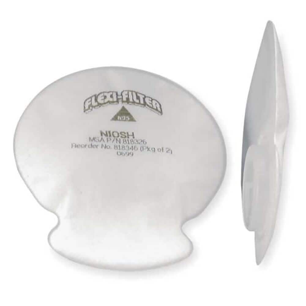 MSA Safety Filter Flexi-Filters White Bayonet Advantage(TM) 818346 in ...
