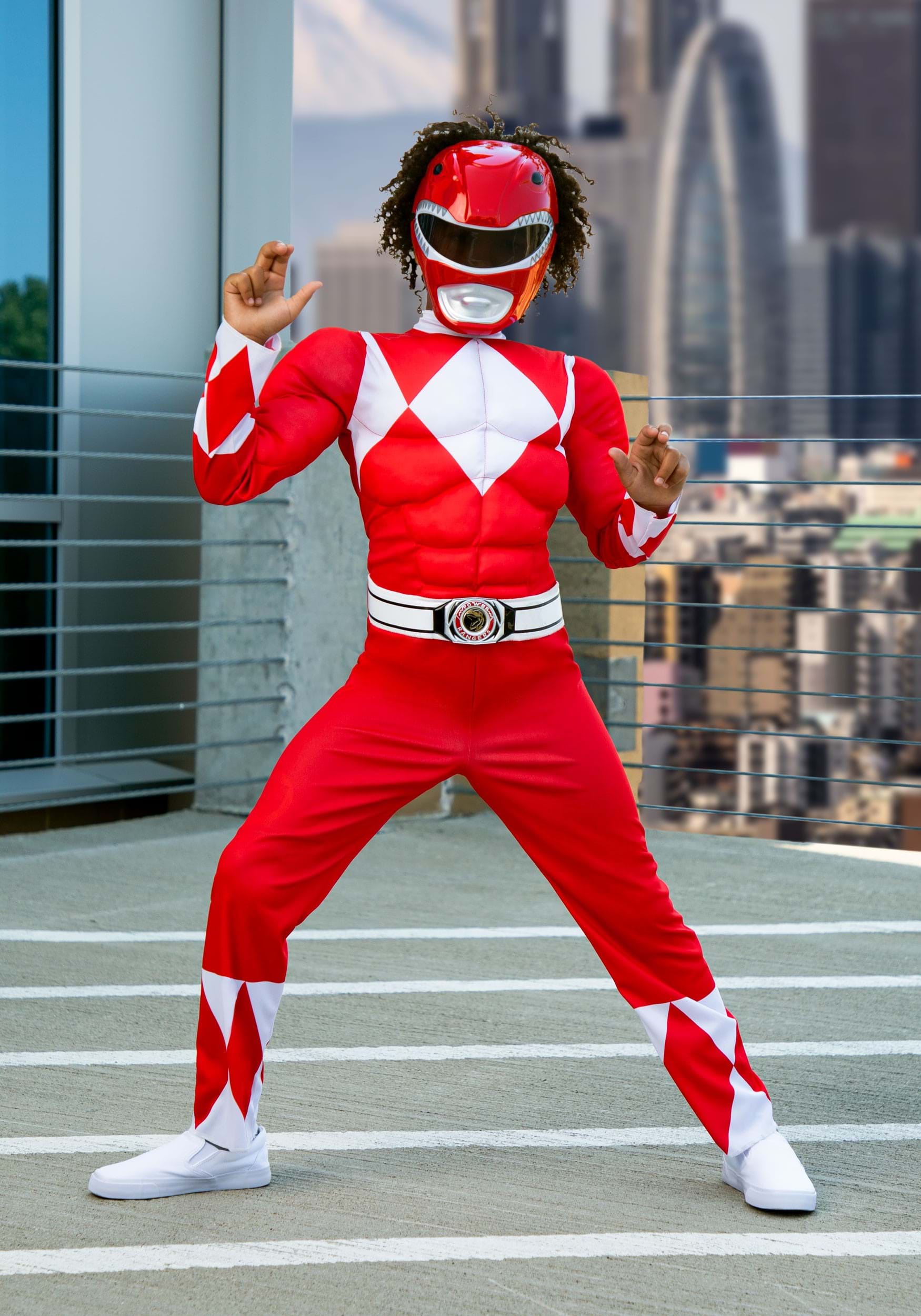 Disguise Boy's Power Rangers Red Ranger Costume Size 4/6 in the ...