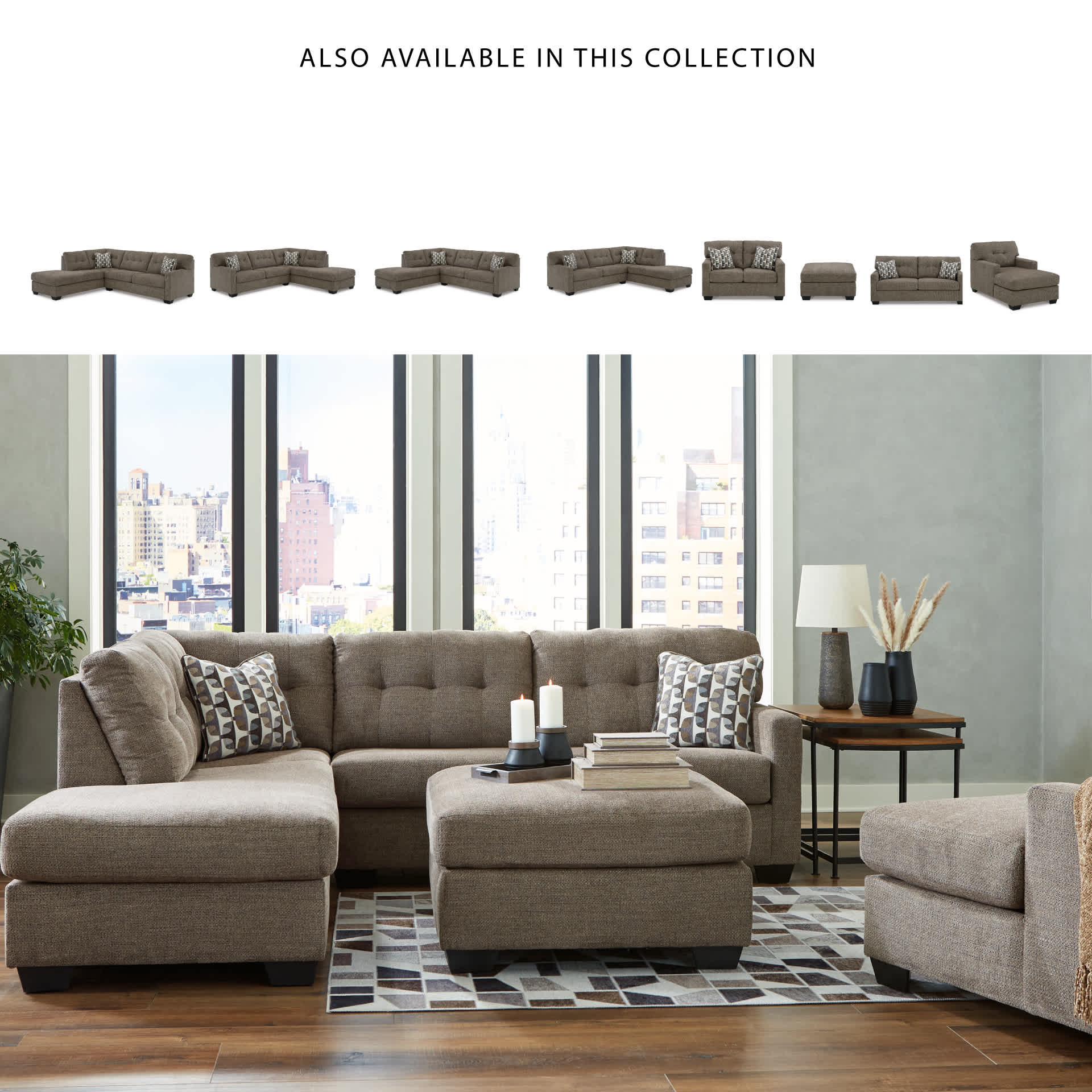 Signature Design by Ashley Mahoney Oversized Chocolate Brown ...