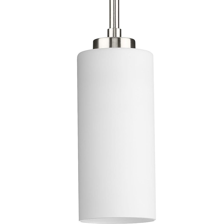 Progress Lighting Cofield Brushed Nickel Transitional Etched Glass