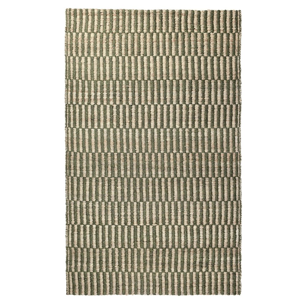 Classic Home Monterey 5'x8' Jute Handwoven Sustainable Green Accent ...