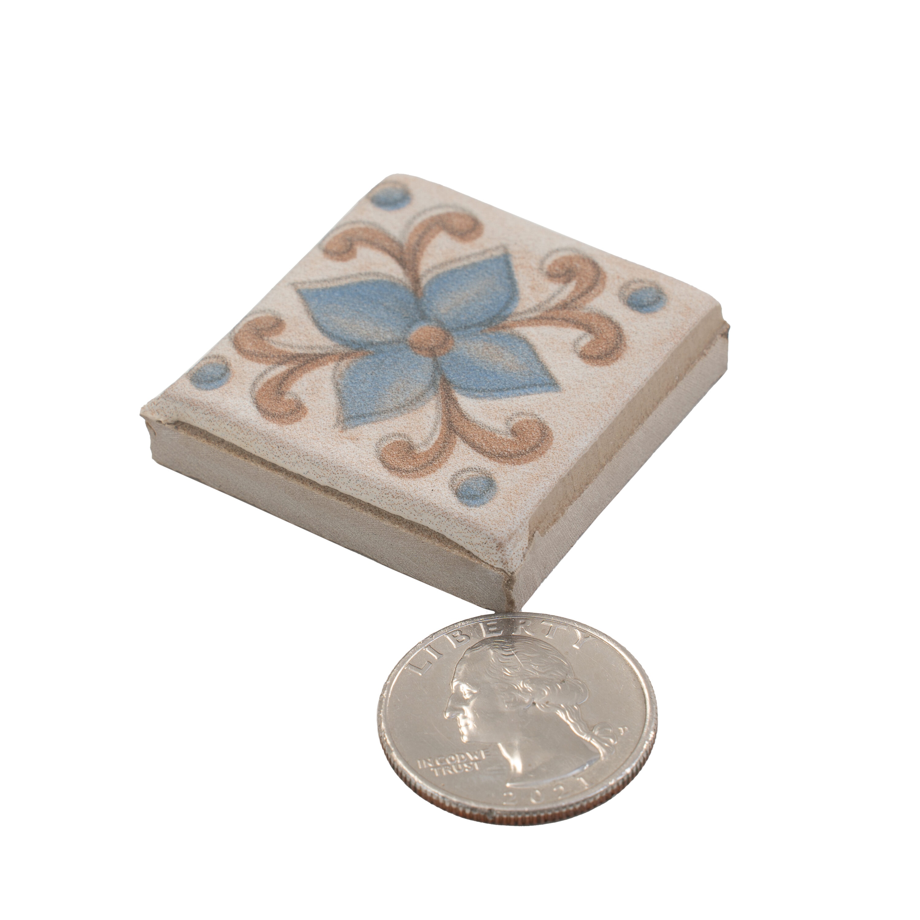 Apollo Tile Terralis Terracotta 2-in x 2-in Matte Porcelain Floor and ...