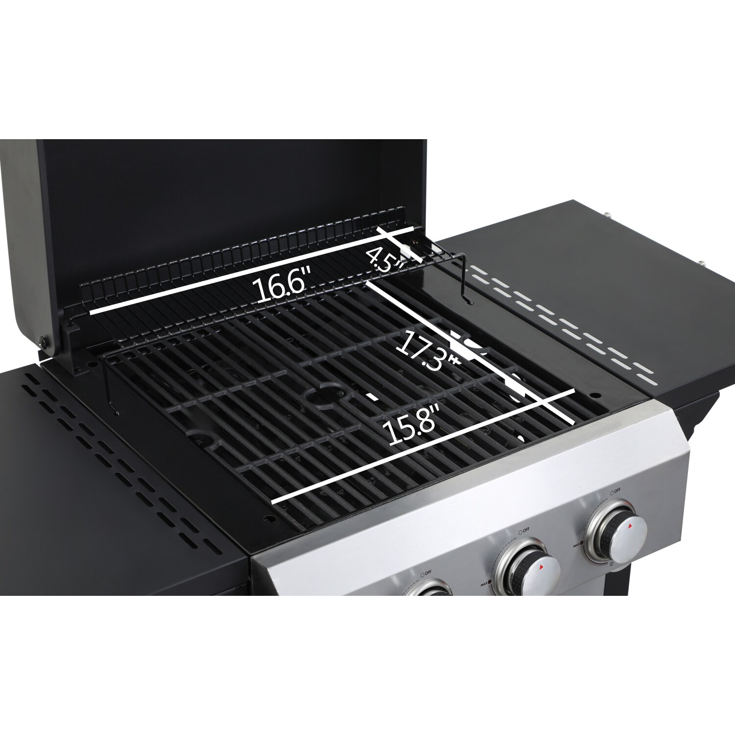 Streamdale Furniture Streamdale 3-Burner Propane BBQ Grill with SS ...
