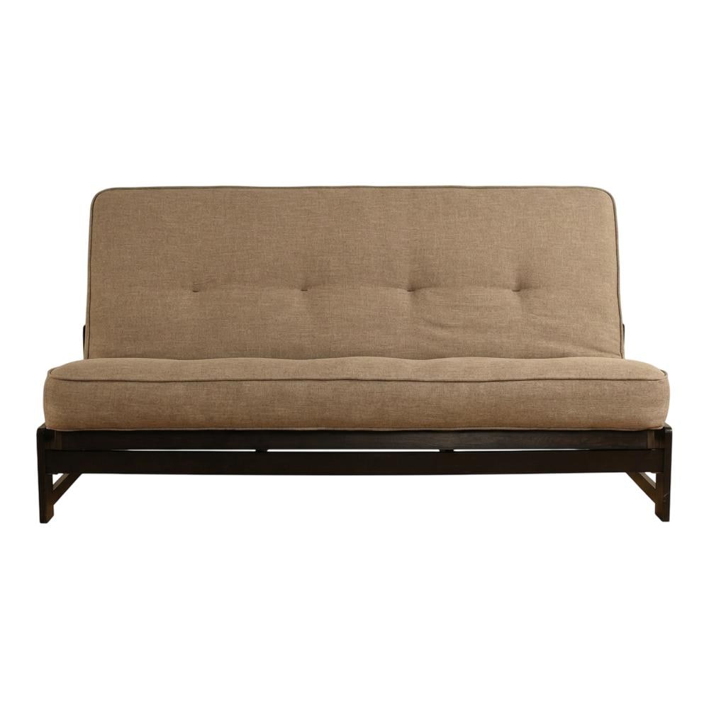 Kodiak Furniture AspenFrame-Reclaim Mocha Finish-Linen Stone Mattress ...